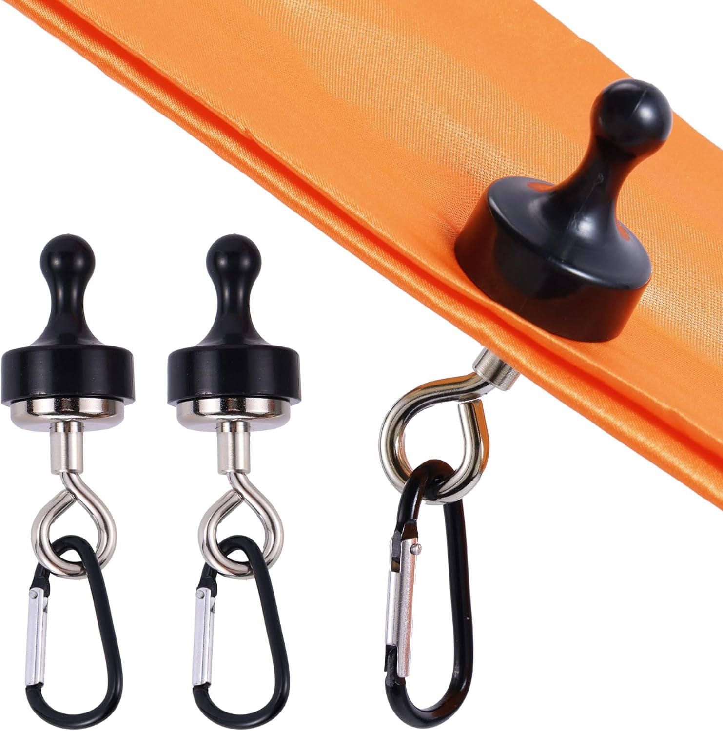 Magnetic Hooks for Canopy, Magnet Clip Hanger with Carabiner for ...