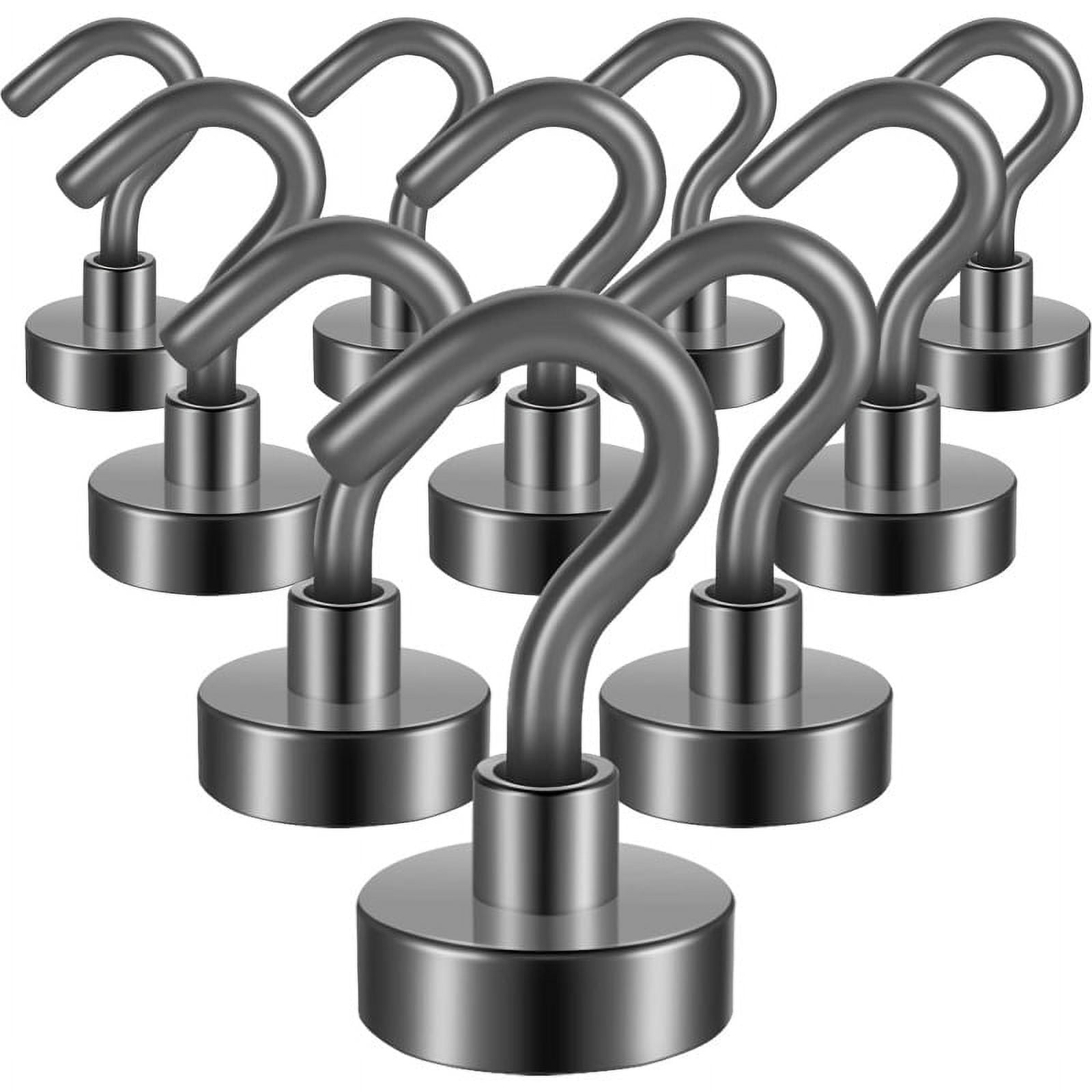 Magnetic Hooks, Heavy Duty Earth Magnets with Hook for Refrigerator ...