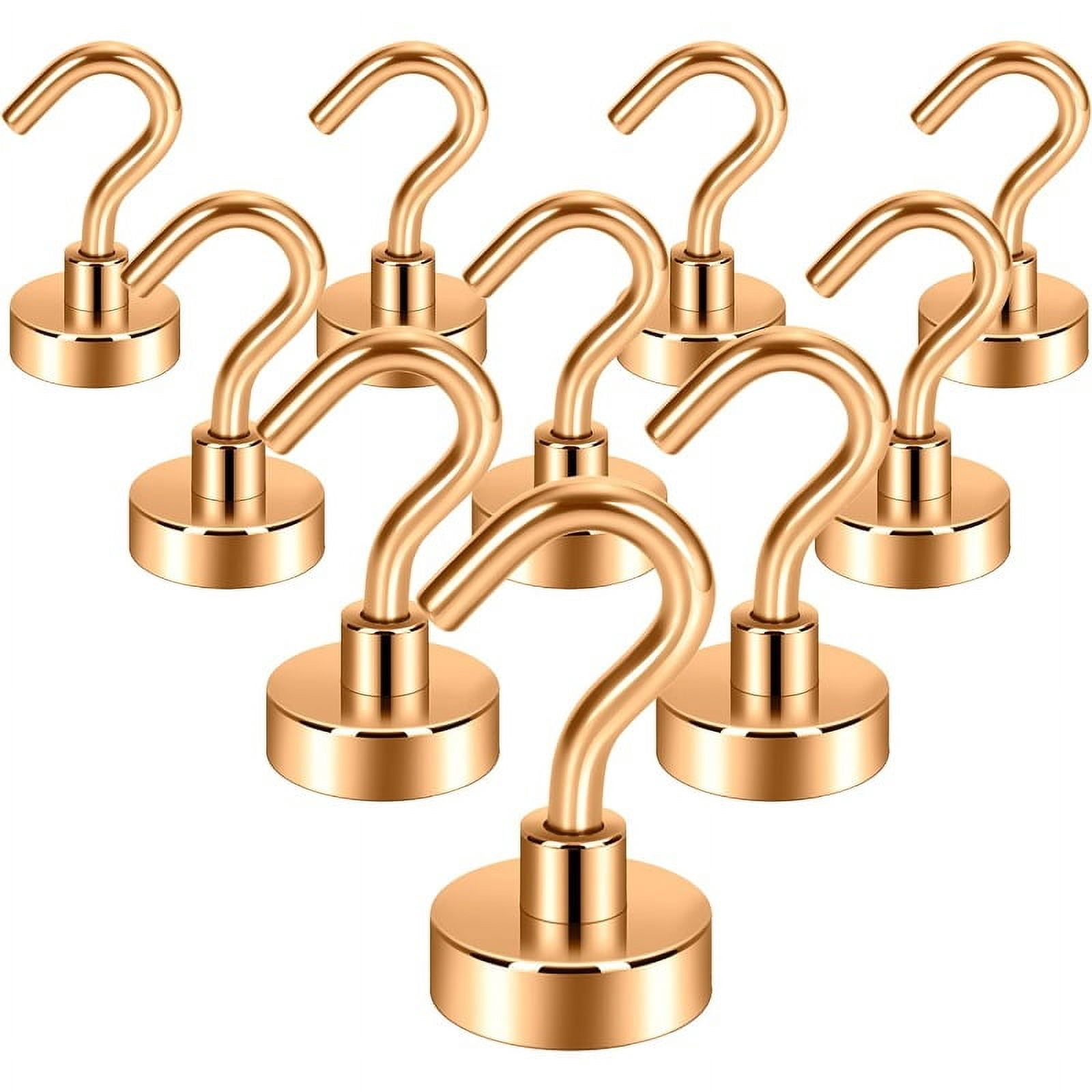 Magnetic Hooks, Heavy Duty Earth Magnets with Hook for Refrigerator ...