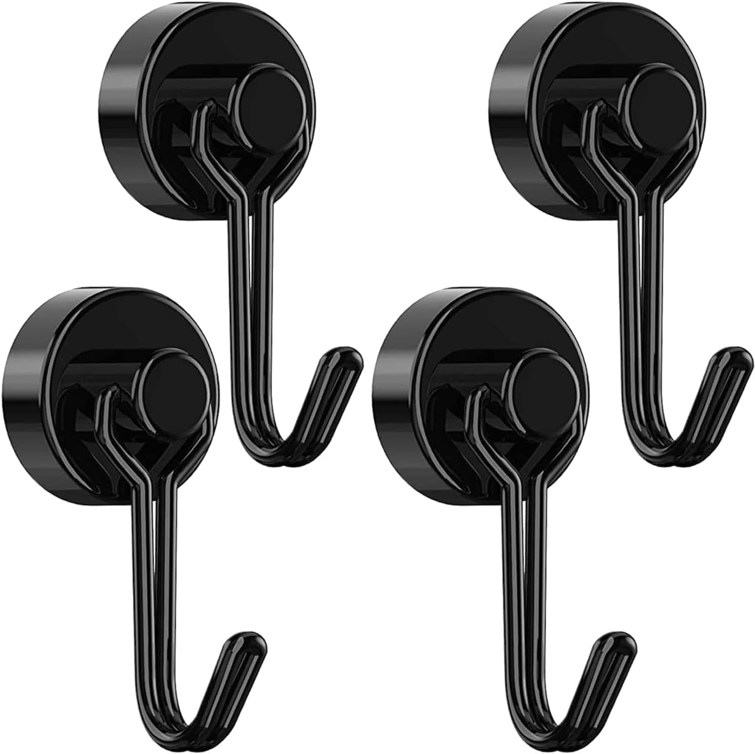 Magnetic Hooks, Neodymium Magnets Hook Heavy Duty 30LBS with Rust Proof ...