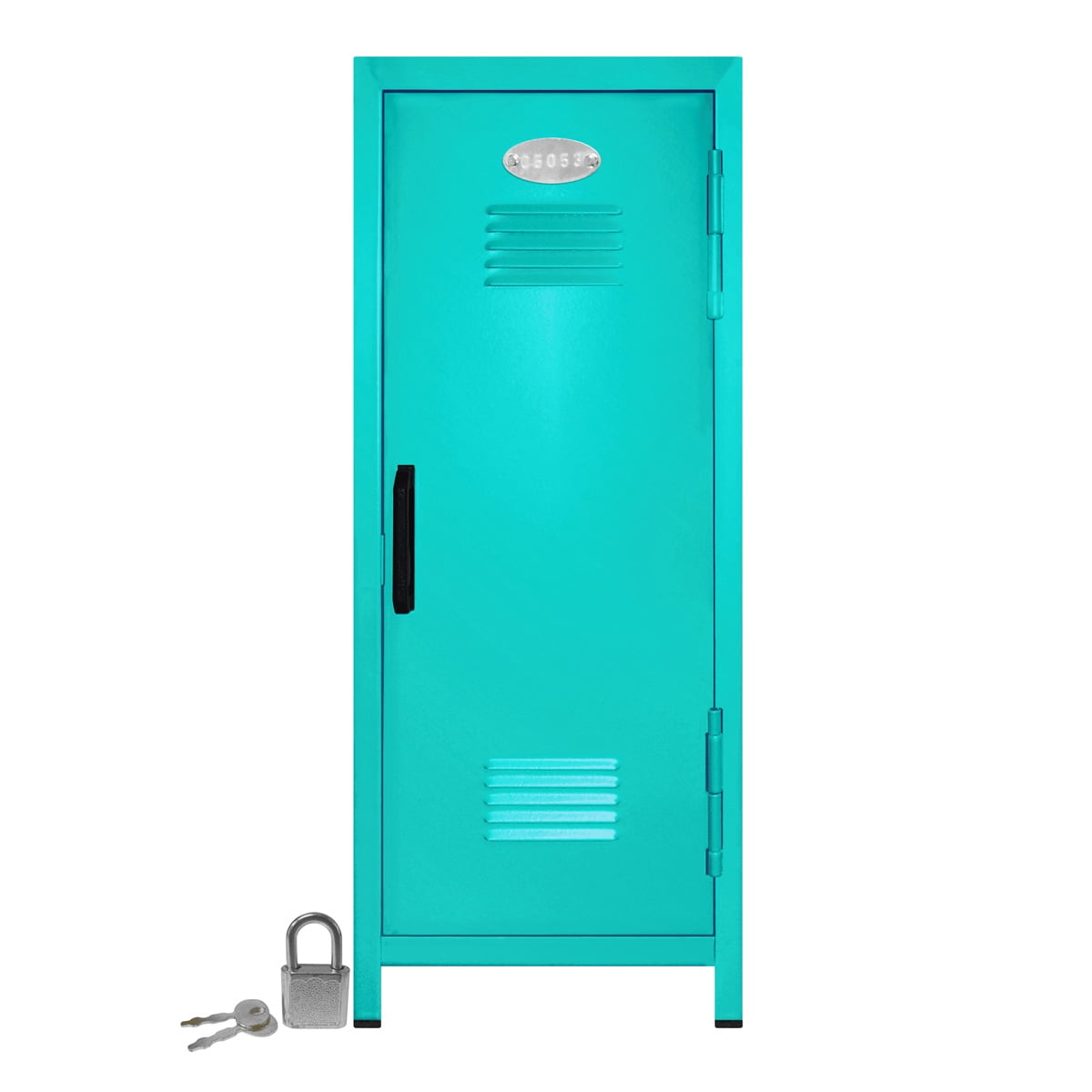 Magnetic Impressions 10.75" Tall Mini Metal Storage Locker with Lock ...
