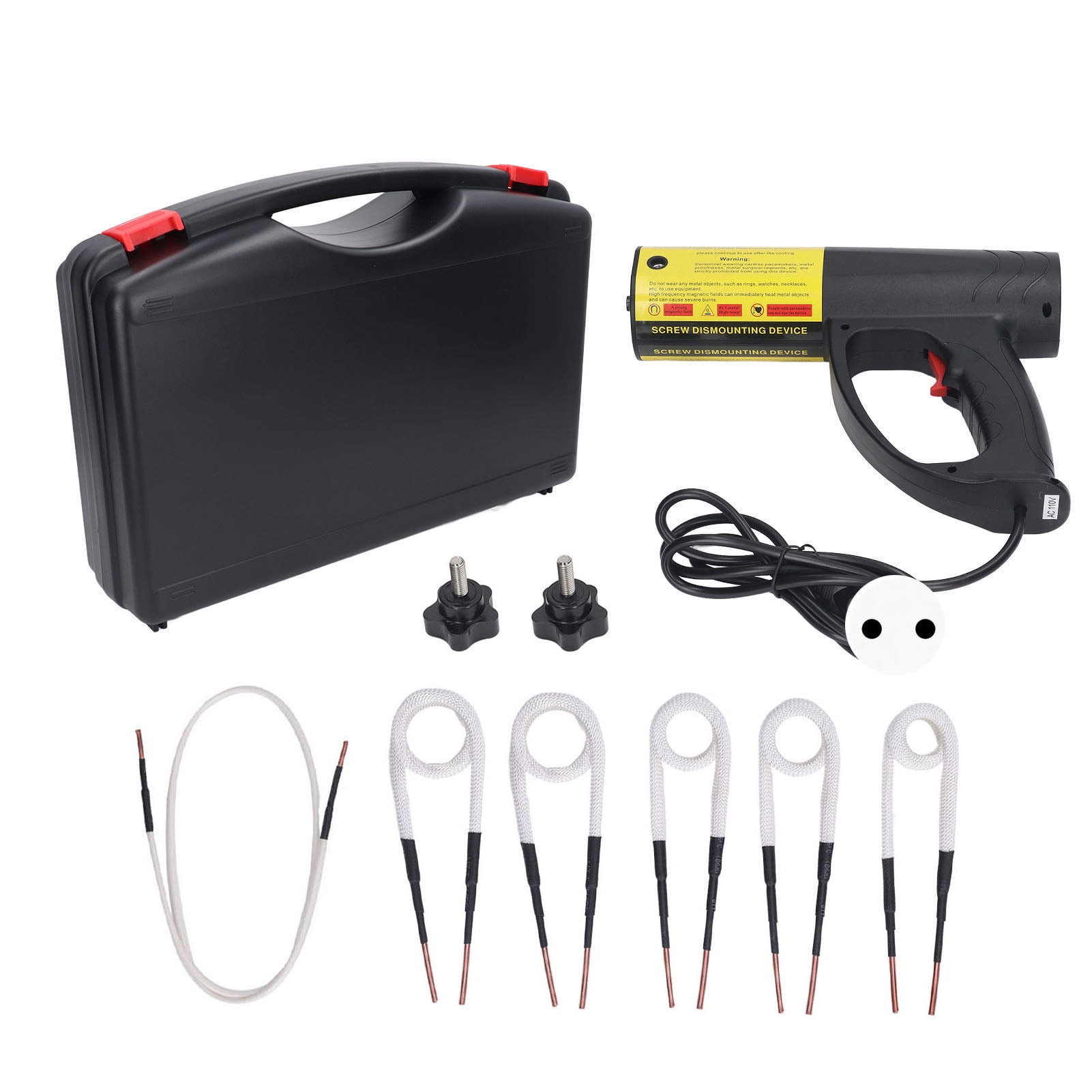 Magnetic Induction Heater Kit 1500W Flameless Heat Rusty Screw Nut ...