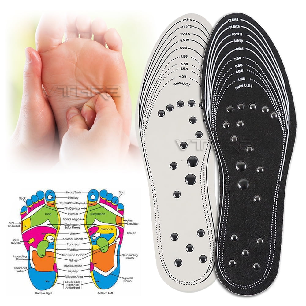 Magnetic Insoles for Slimming Weight Loss Massage Foot Memory Cotton ...