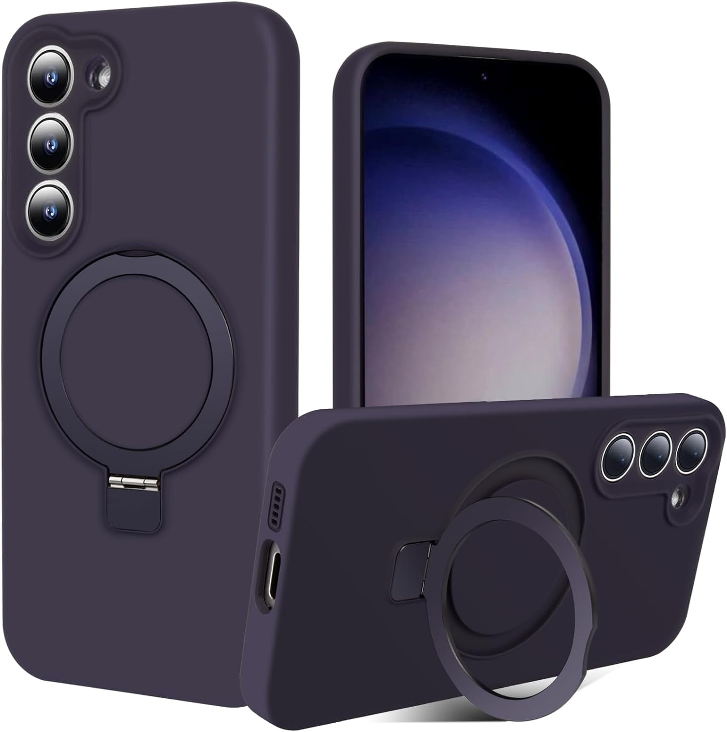 with Magnetic Invisible Stand Phone Case for Samsung Galaxy S23 Plus 6. ...