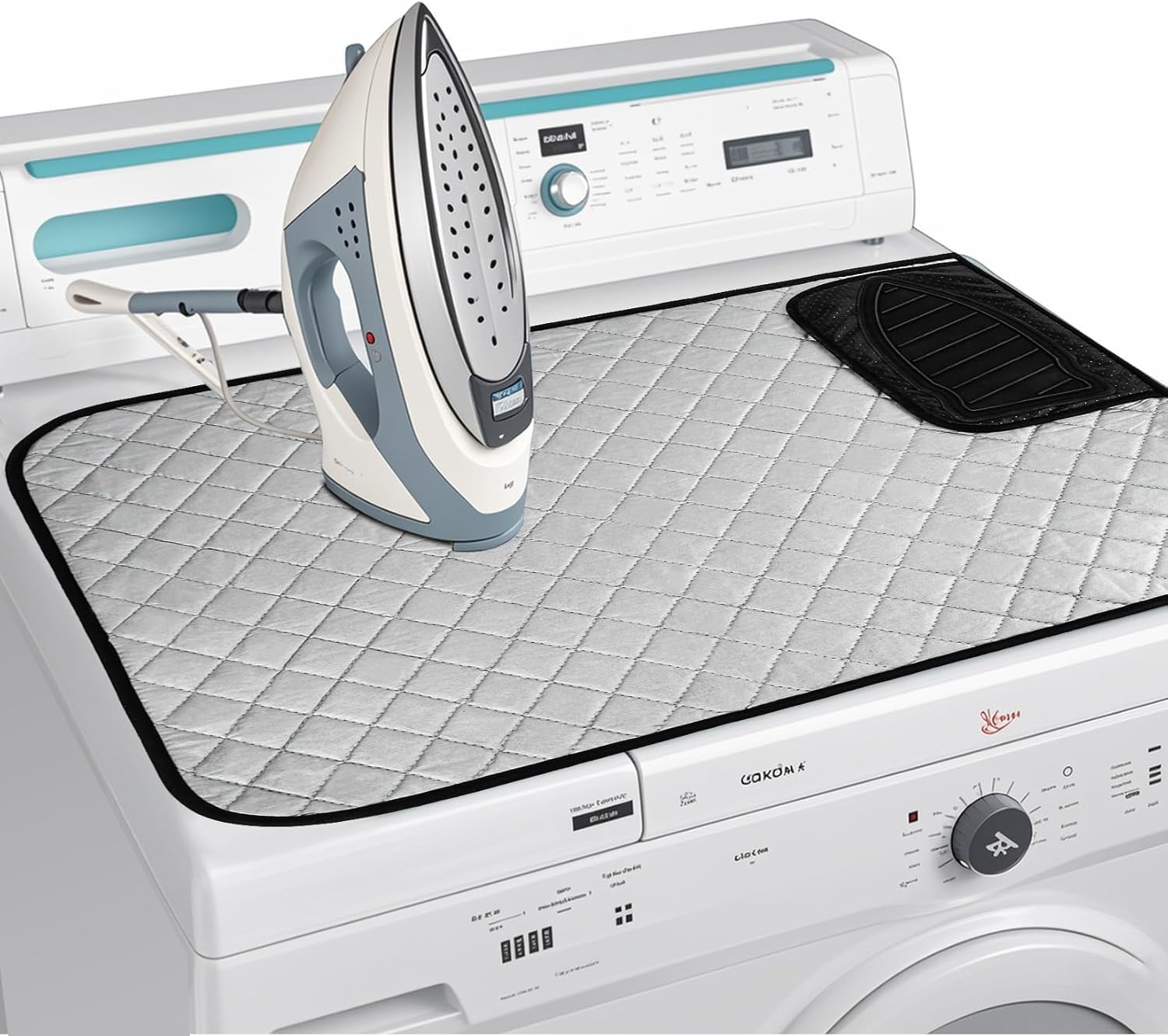 Magnetic Ironing Mat - Portable Ironing Board for Table Top, Home ...