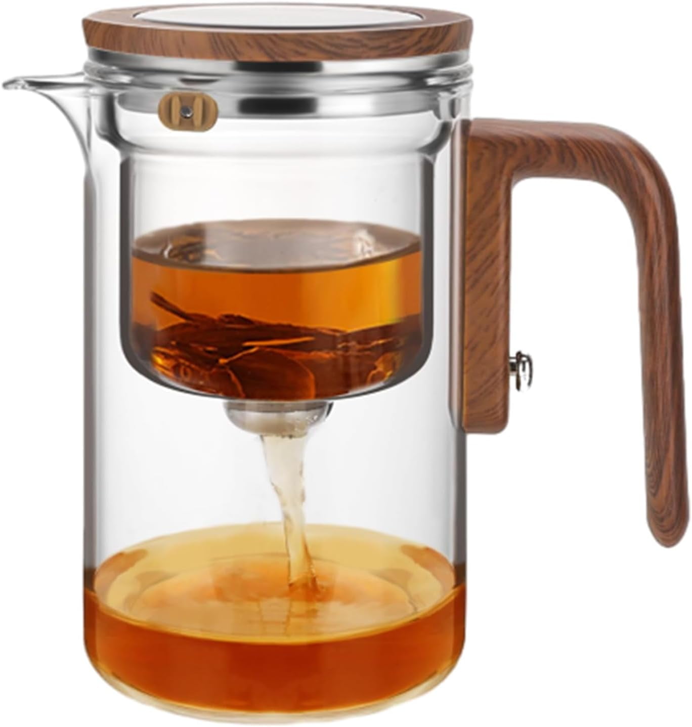 Magnetic Kettle, Glass Teapot with Infuser, Magnetic Water Separation ...