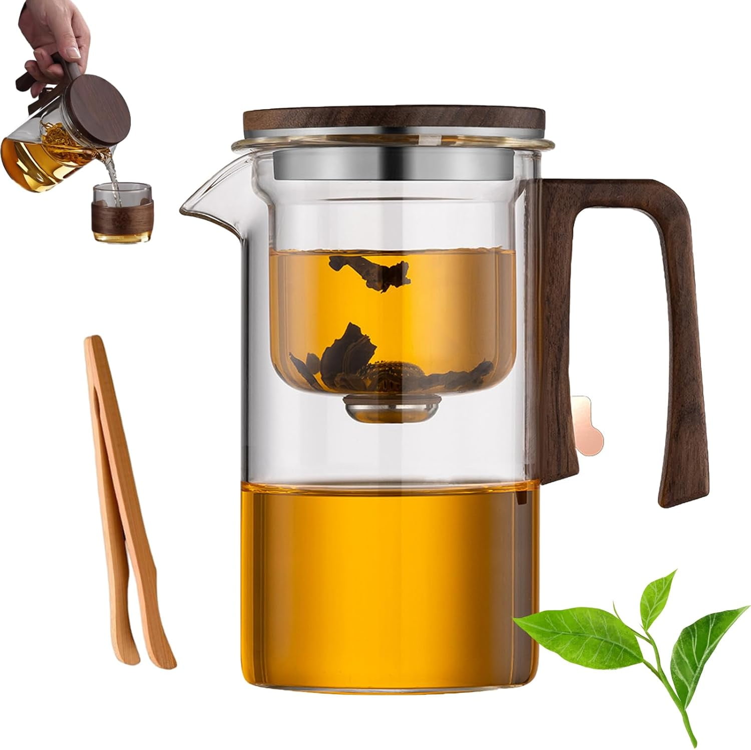 Magnetic Kettle, Tea Kettle Infuser Kit, One Click Magnetic Switch Tea ...