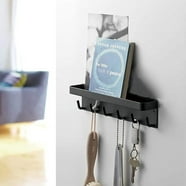 niffgaff Anti-Drop Key Holder, Wall Mount Key Rack with Hooks, Adhesive ...