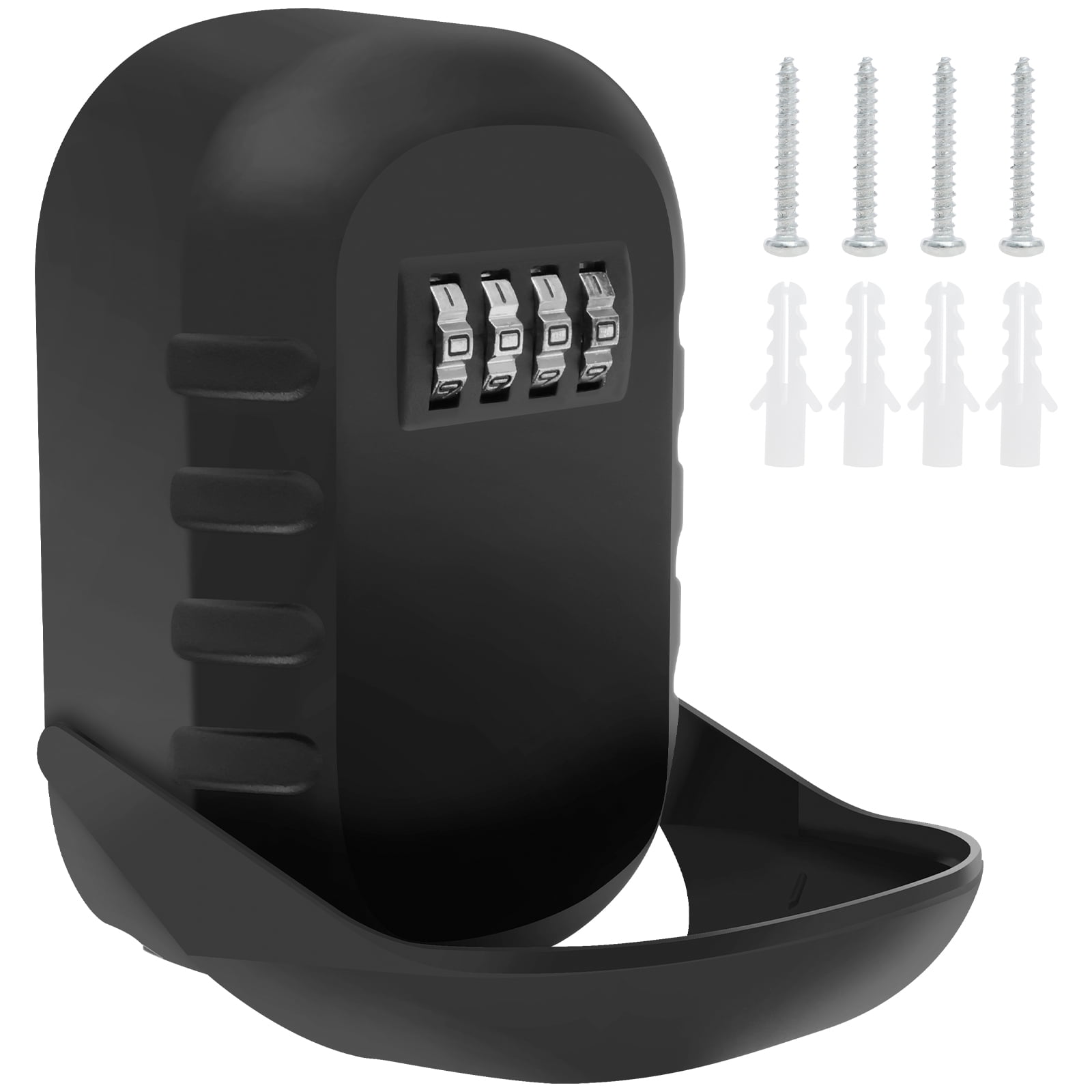 Magnetic Key Lock Box with Code Resettable 4 Digit Combination Key ...