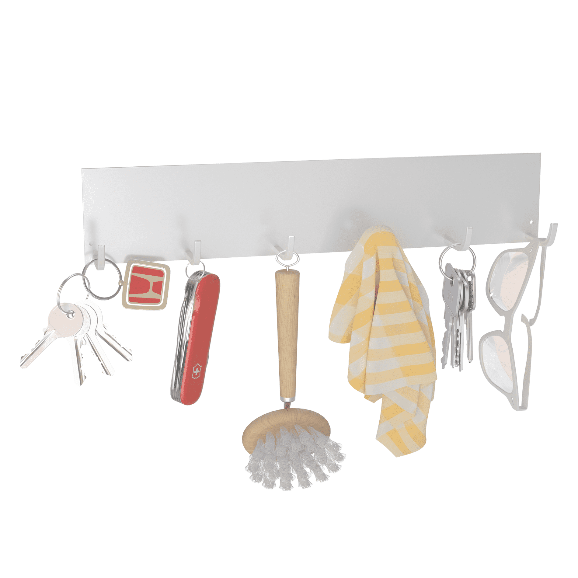 Magnetic Key Rack – No-Drill Magnetic Key Holder for Metal Surfaces ...