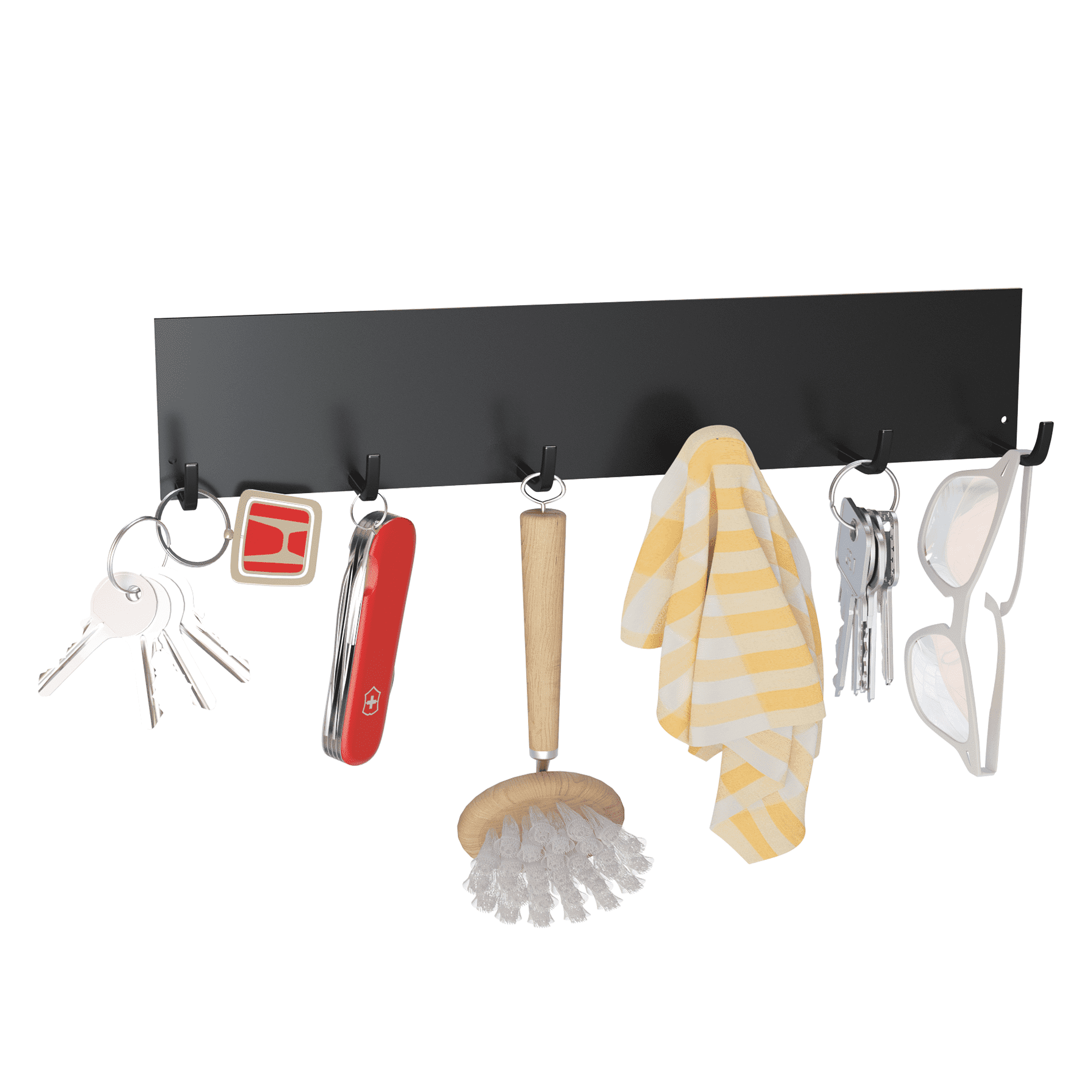 Magnetic Key Rack – No-Drill Magnetic Key Holder for Metal Surfaces ...