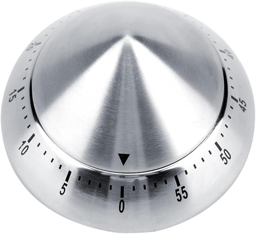 Magnetic Kitchen Dial Timer Stopwatch Stainless Steel 60 Minutes Count ...