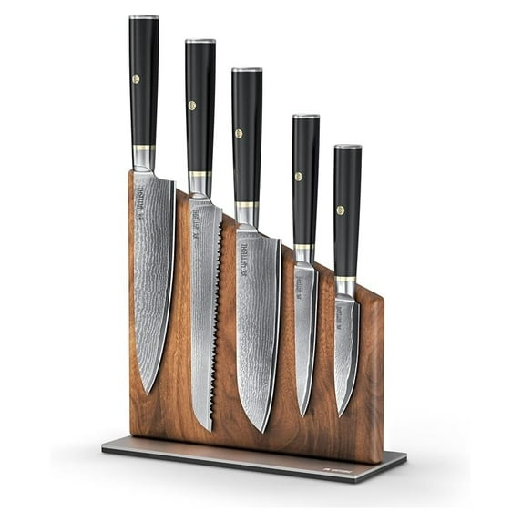 Magnetic Kitchen Knife Block Set - Japanese 67 Layer High-Grade VG-10 ...