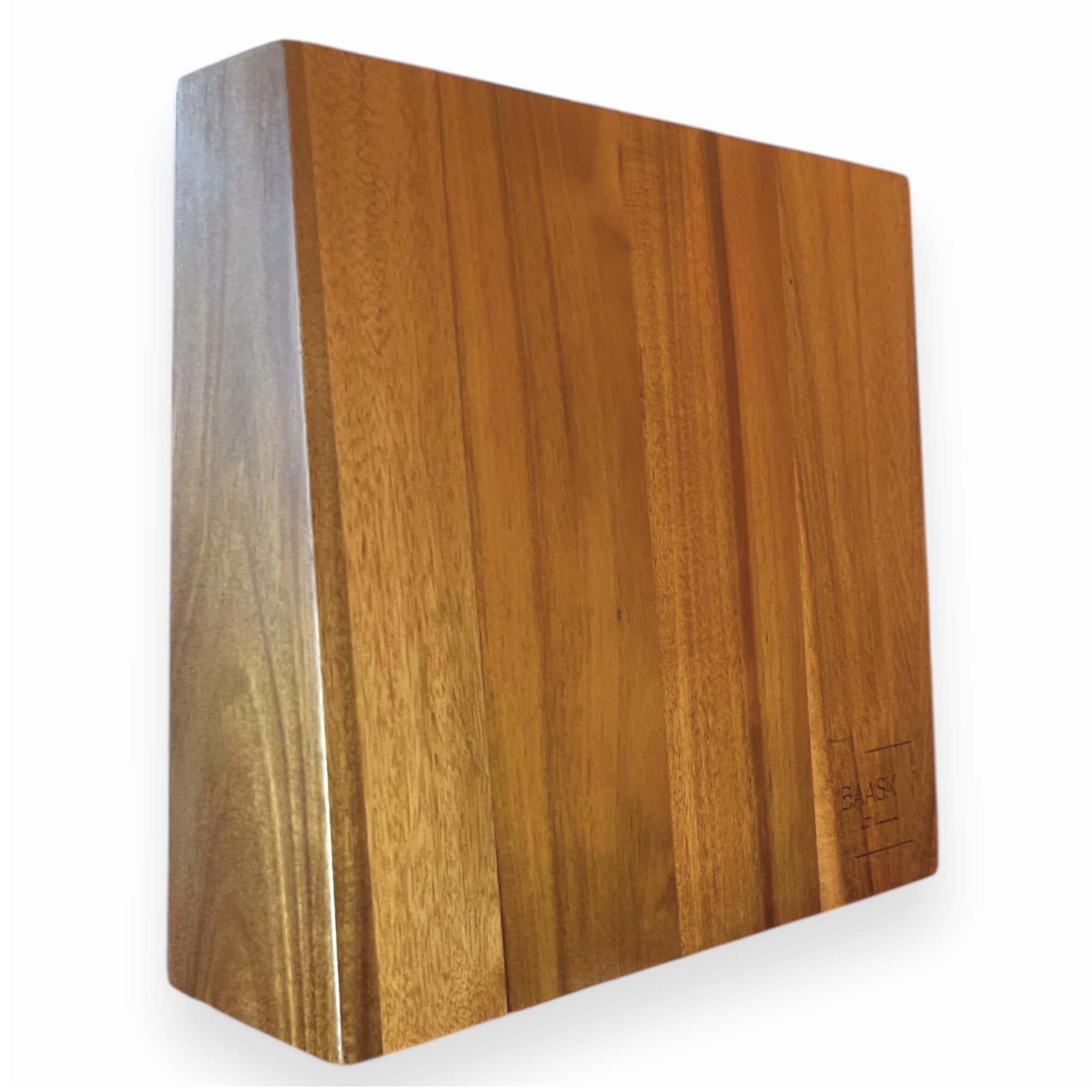 Magnetic Knife Holder, Acacia Wood Double-Sided Magnetic Knife Block ...