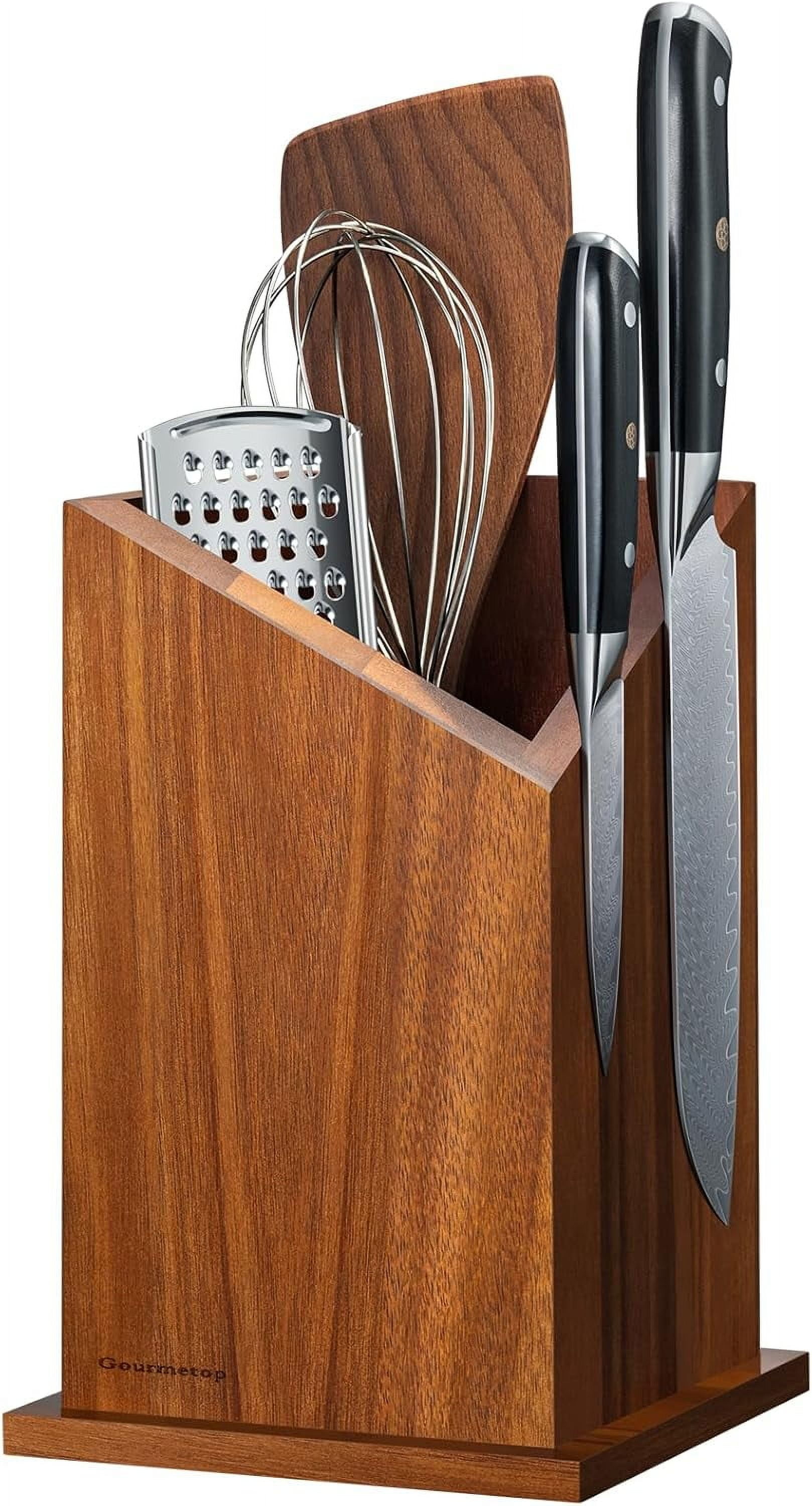 Magnetic Knife Holder & Kitchen Utensil Holder, Magnetic Knife Block ...