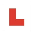 Magnetic L Plates for Learner Drivers - High Visibility Car Stickers ...