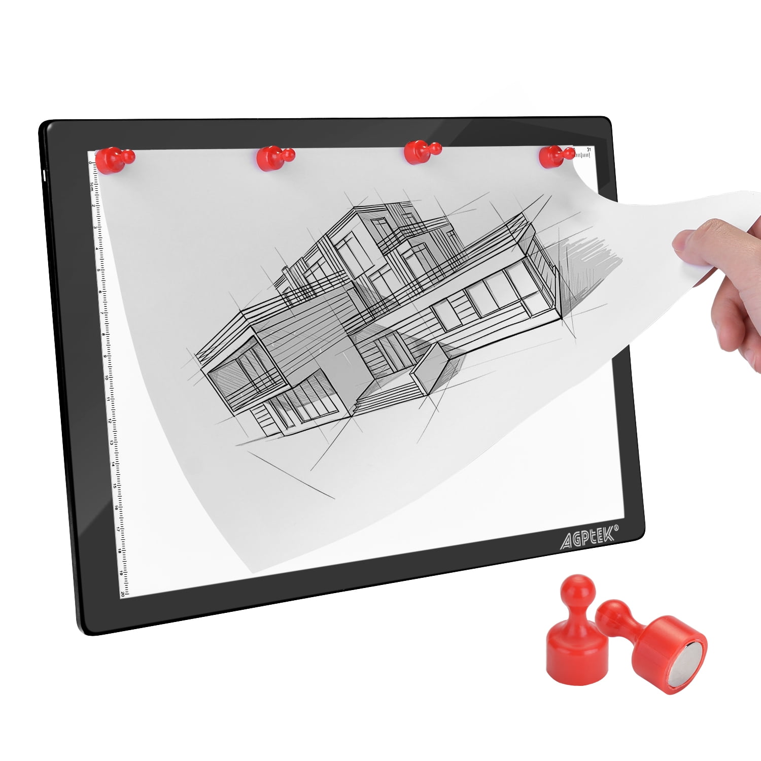 Magnetic LED Artcraft Tracing Light Pad A4 size Lightbox Tatoo Pad ...