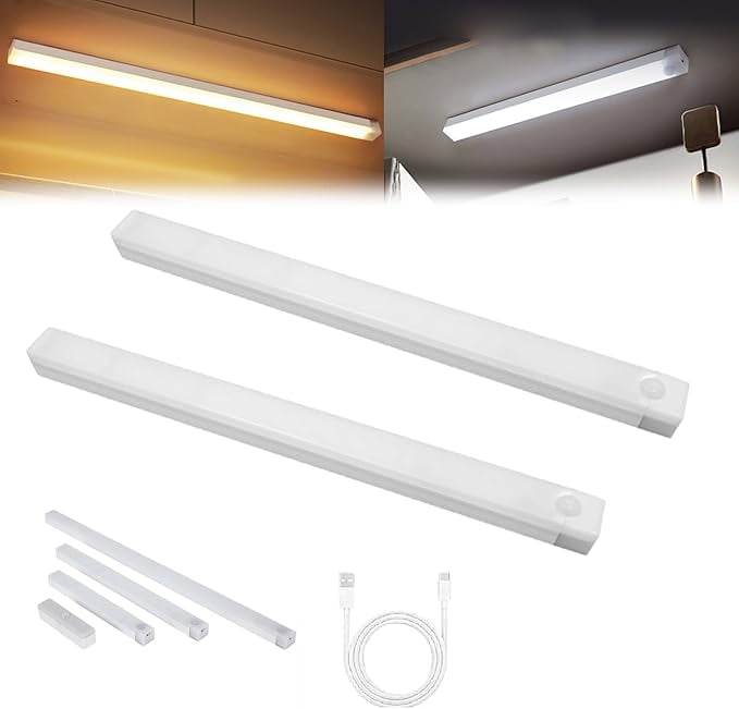 Magnetic LED Light — Infrared Motion-Sensing Light, Punch-Free Smart ...