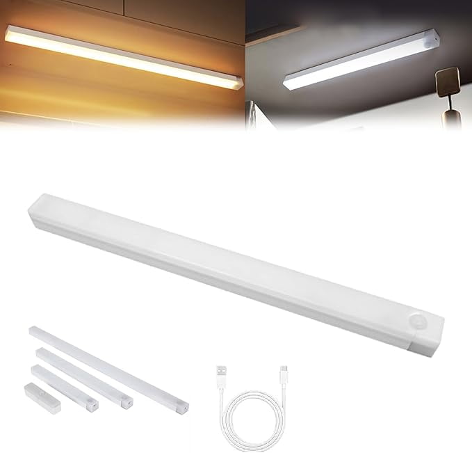 Magnetic LED Light — Infrared Motion-Sensing Light, Punch-Free Smart ...