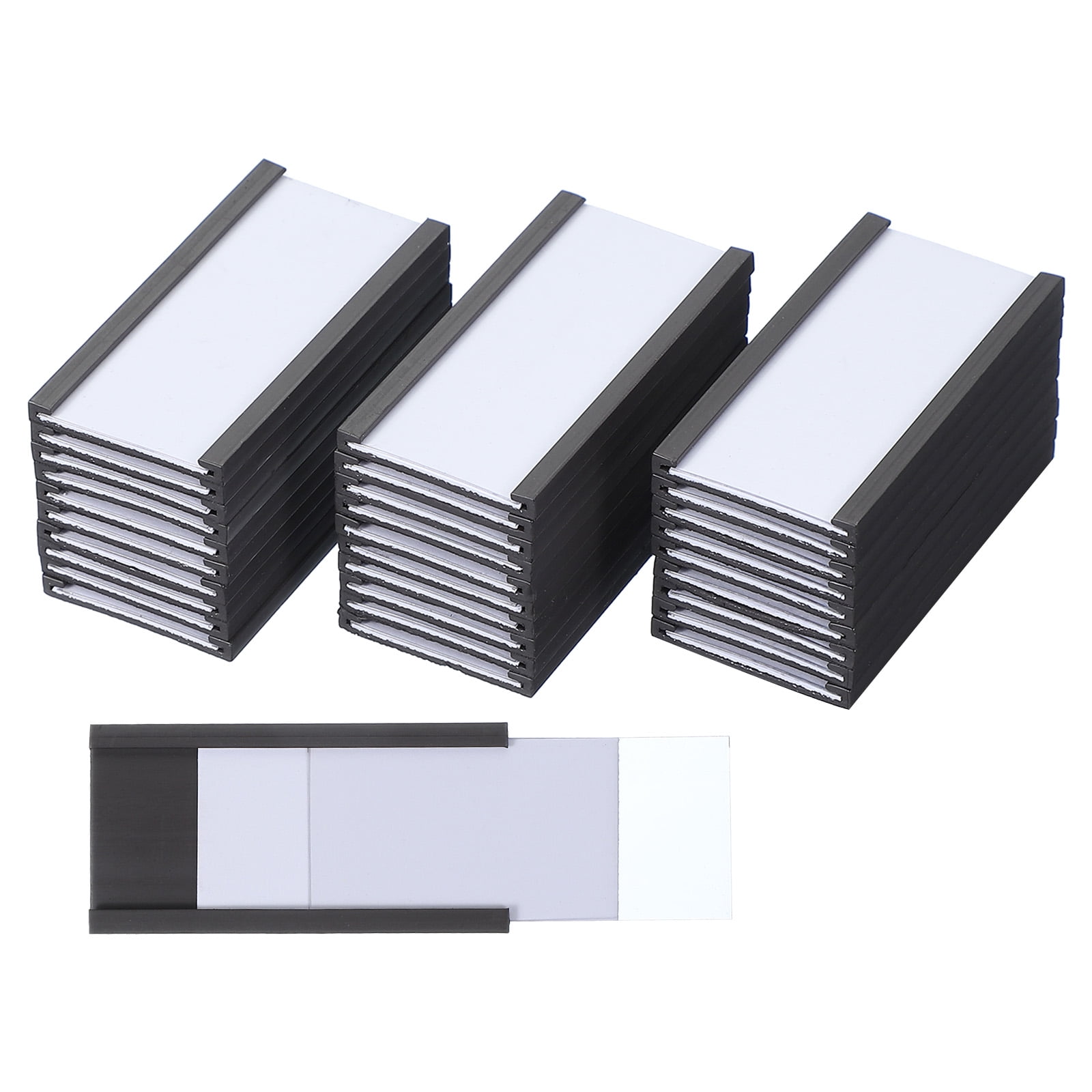 Magnetic Label Holders C Channel Rubber Magnetic with Clear Protectors ...