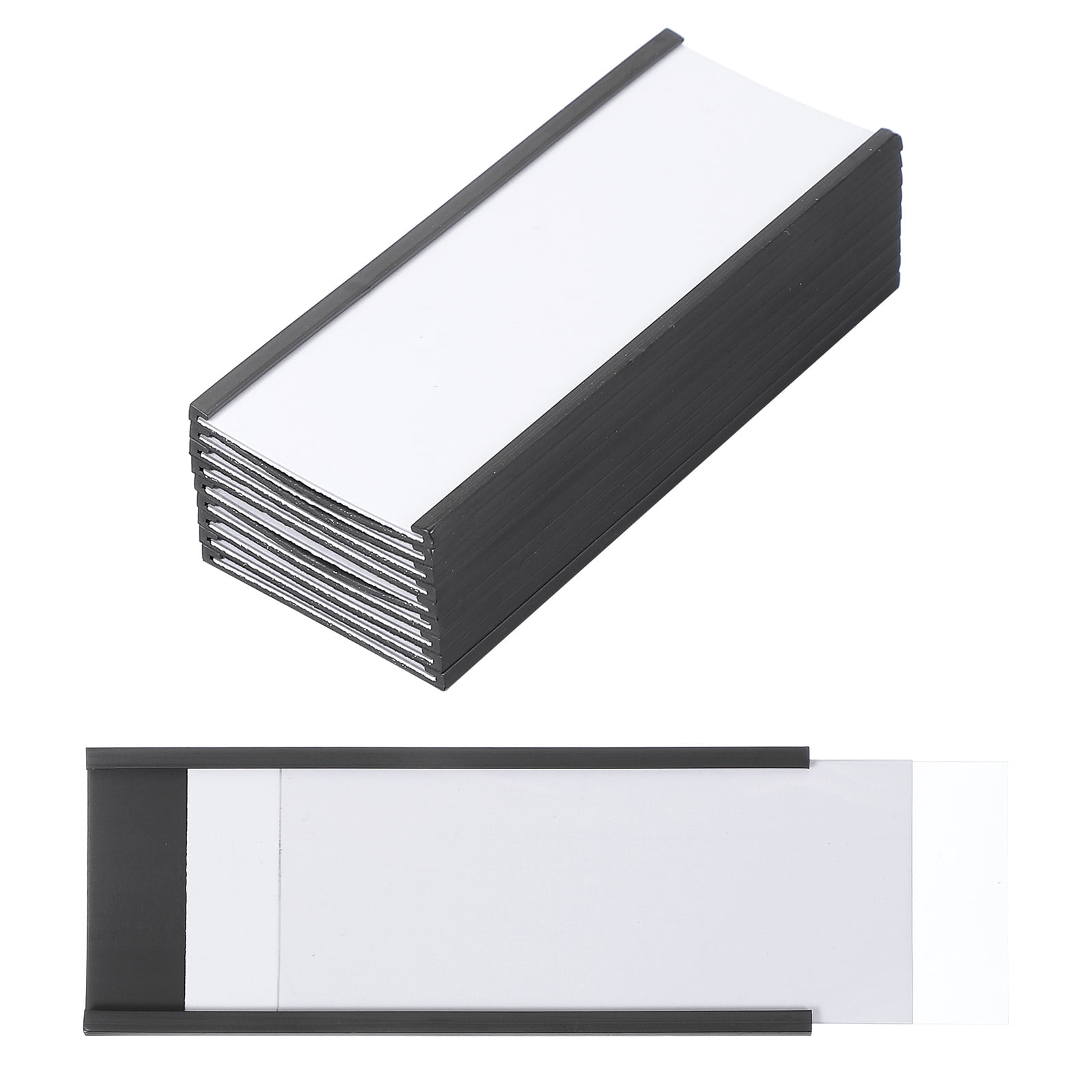 Magnetic Label Holders C Channel Rubber Magnetic with Clear Protectors ...