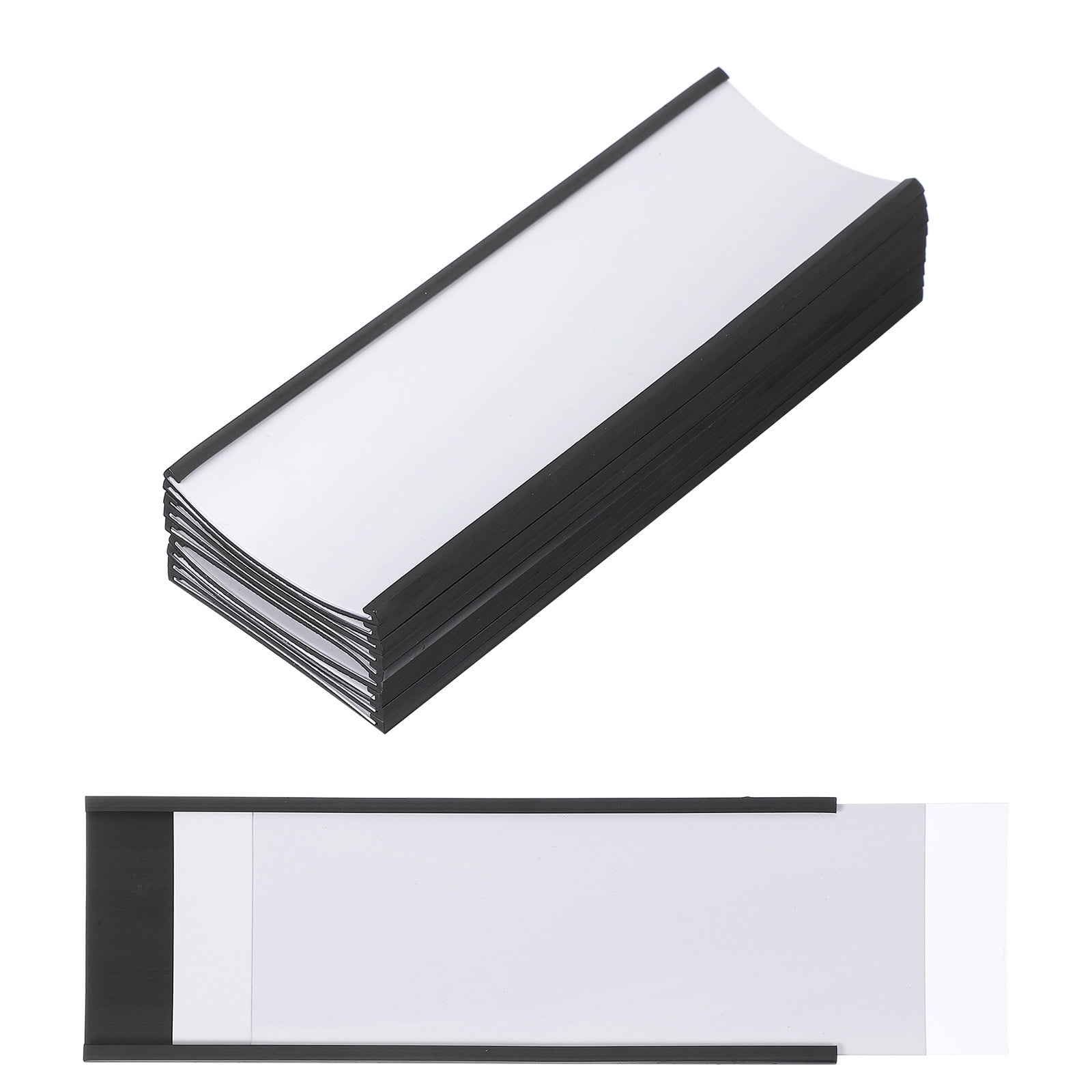 Magnetic Label Holders C Channel Rubber Magnetic with Clear Protectors ...