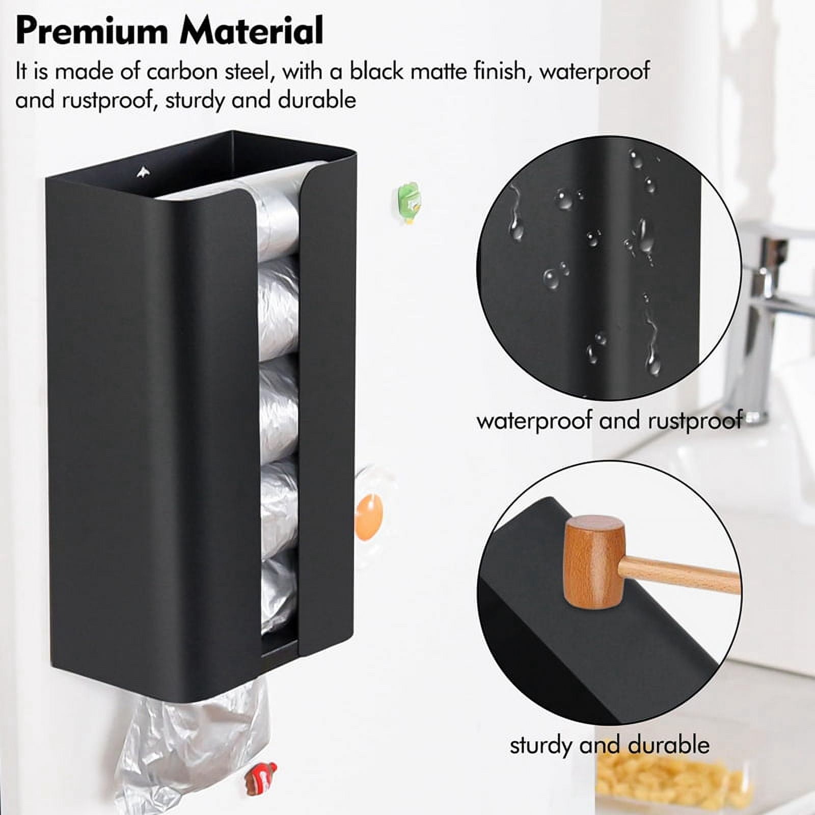Magnetic Laundry Dryer Sheet Dispenser, Tissue Holder, Garbage Bag ...