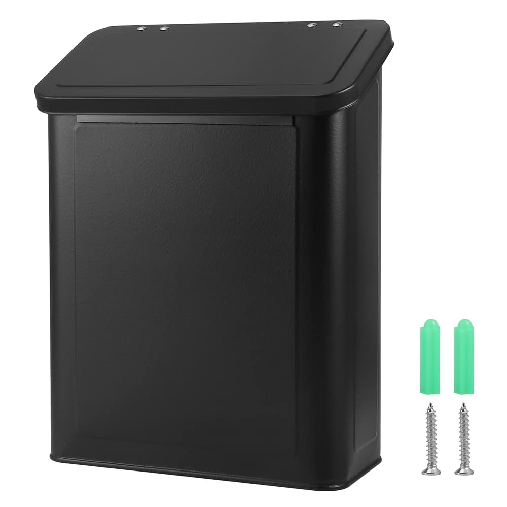 Magnetic Laundry Storage, Large Metal Lint Holder Bin with Lid for ...