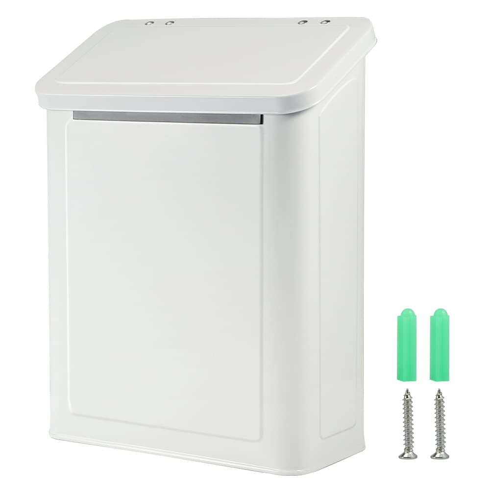 Magnetic Laundry Storage, Large Metal Lint Holder Bin with Lid for ...