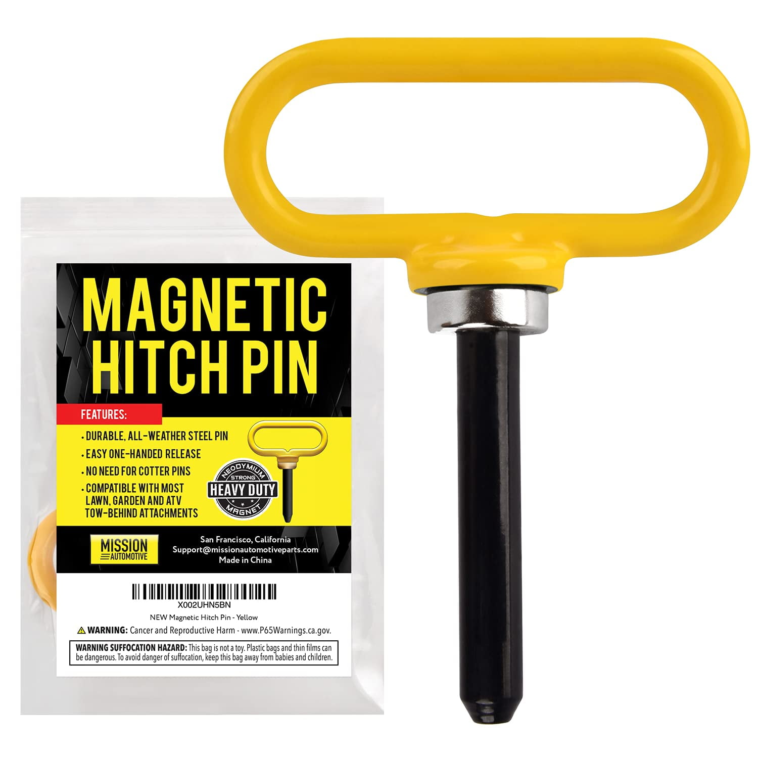 Magnetic Lawn Mower Trailer Hitch Pins - Ultra Strong Neodymium Magnet ...