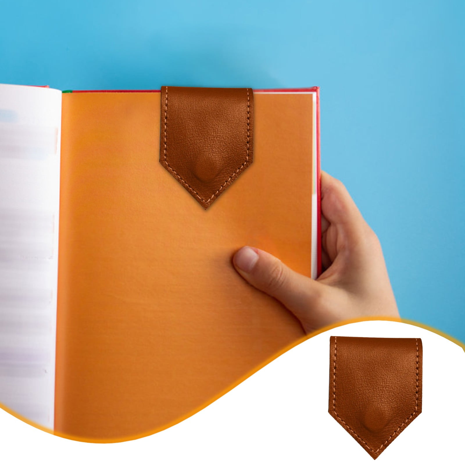 Magnetic Leather Bookmark | Personalized Vintage Style | Durable ...