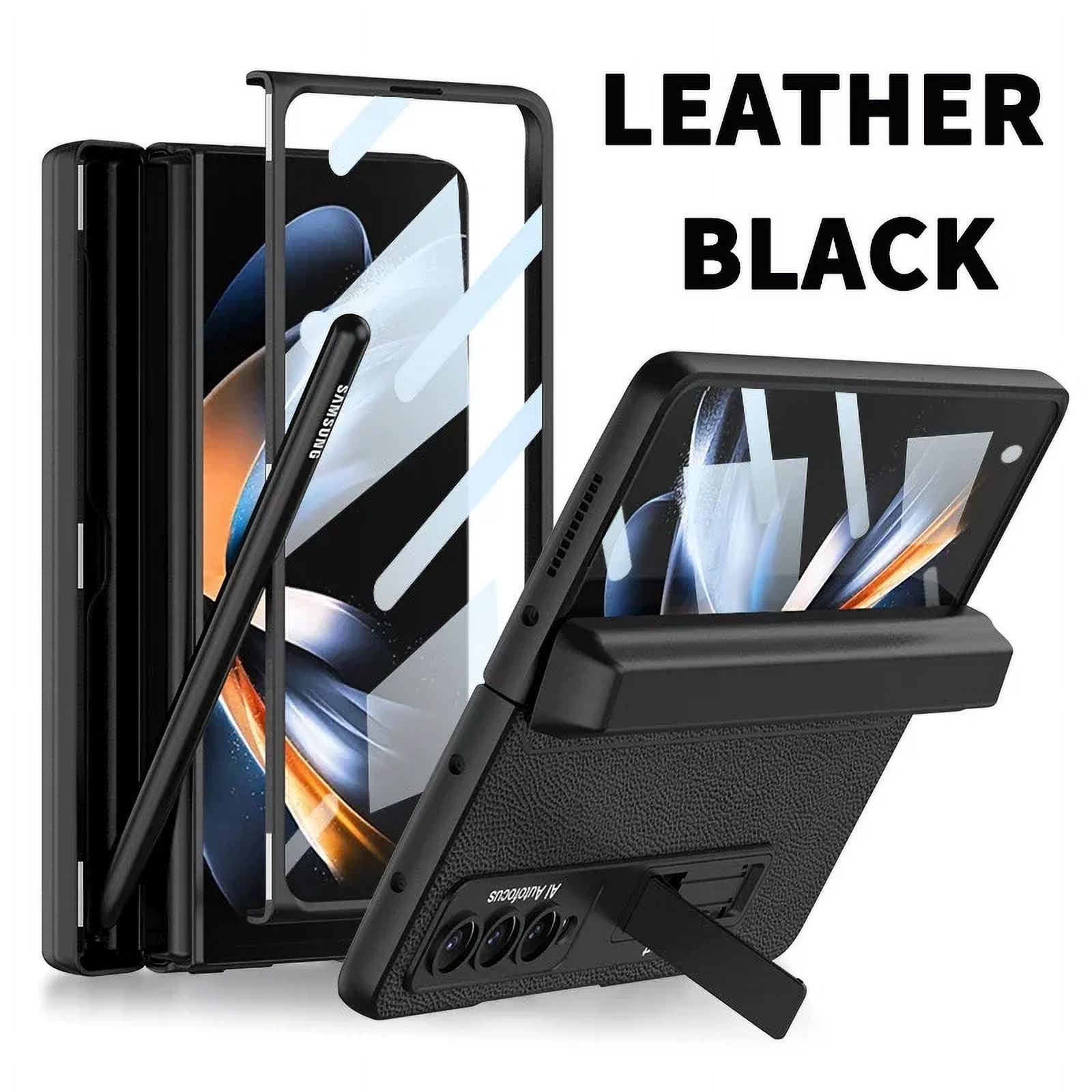 Magnetic Leather Screen Glass Fold6 Case All-included for Samsung ...