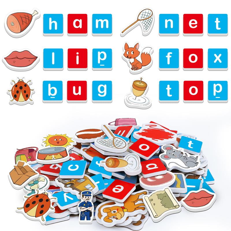 Magnetic Letters & CVC Word Games, Phonics Games, Alphabet Learning ...