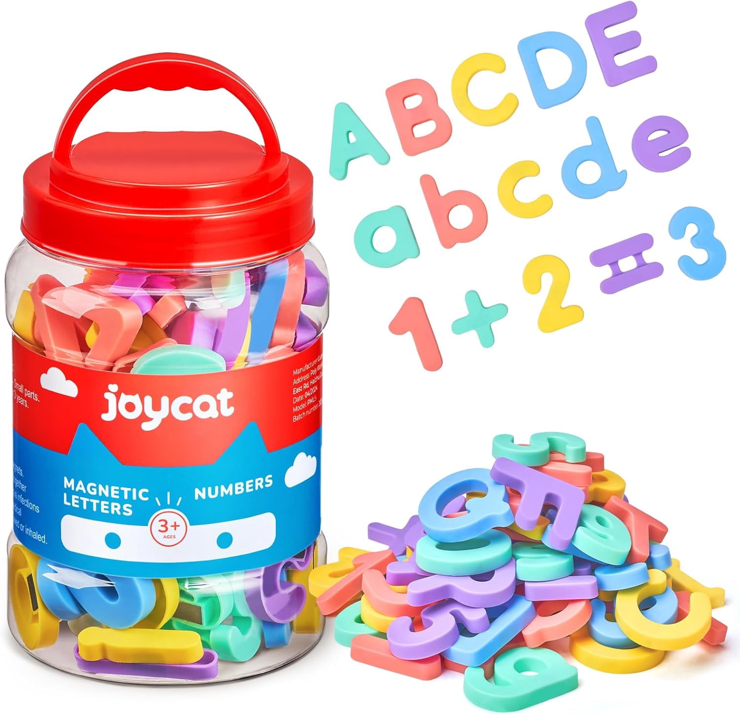 Magnetic Letters and Numbers, ABC 123 Alphabet Fridge Magnets for ...