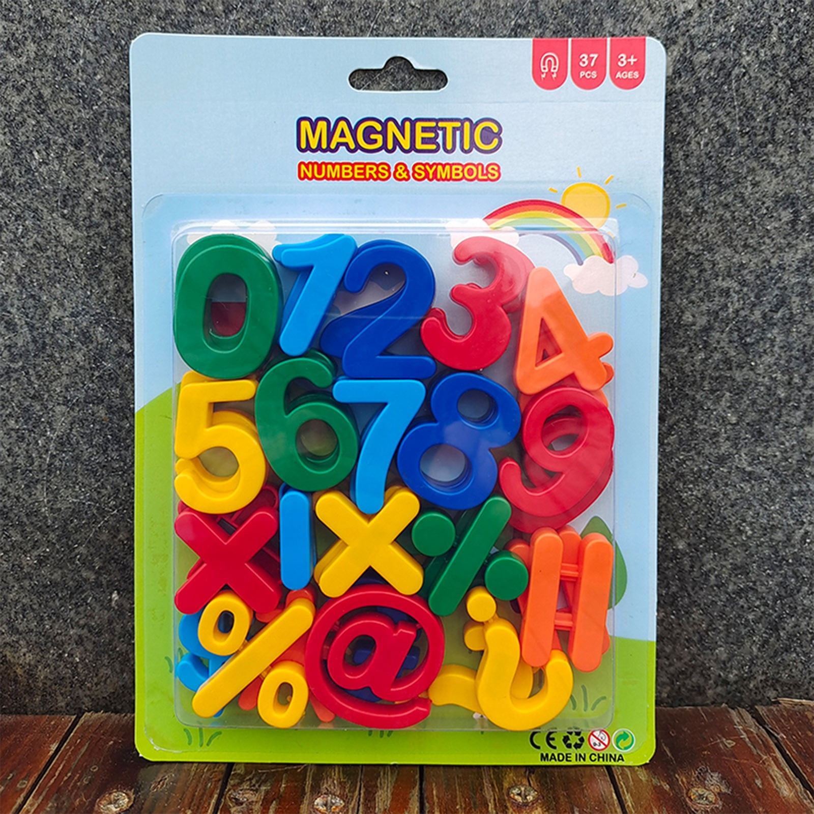 Letters Numbers Alphabet Fridge Colorful Educational Toy Set ...