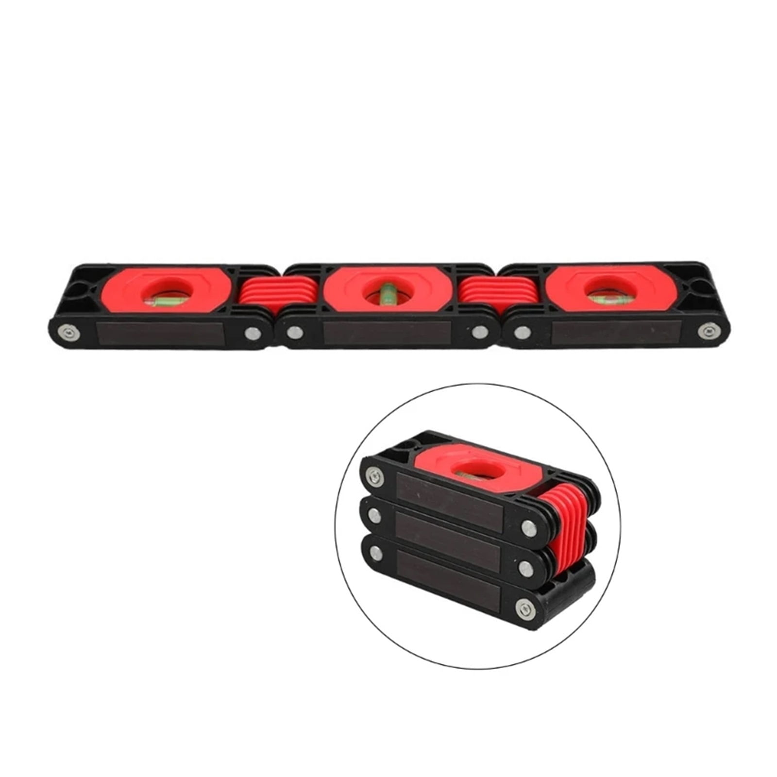 Magnetic Level Tool Foldable Level Ruler Precise Protractors Spirits ...