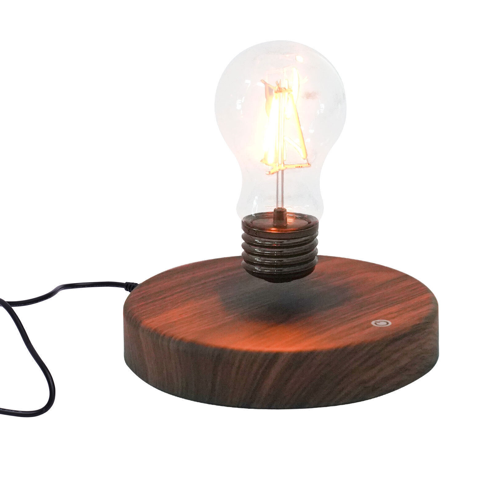 Magnetic Levitating Floating Lamp Bulb 360° Rotating LED Night Light ...