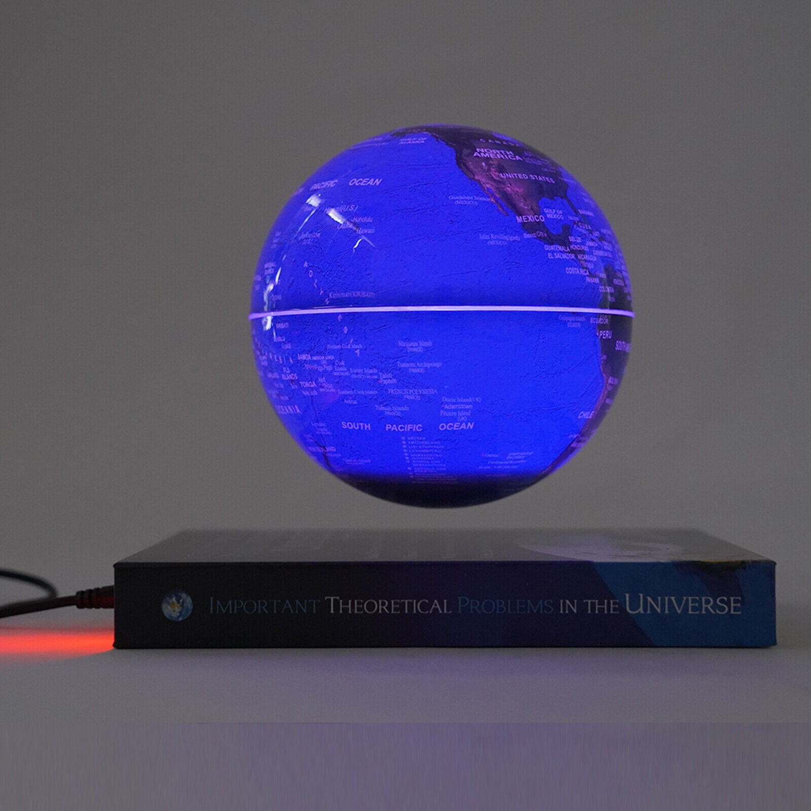 Magnetic Levitating Globe LED RGB Levitation Floating Geographic Globe ...