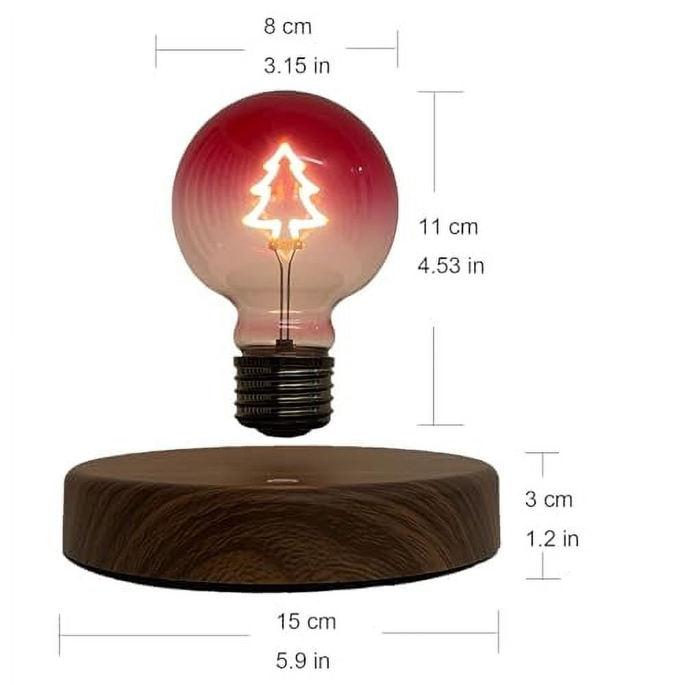 Magnetic Levitating Light Bulb Floating Christmas Tree Bulb Lamp ...