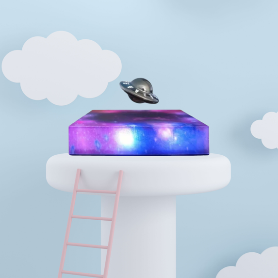 Magnetic Levitating UFO Lamp, Floating LED UFO Desk Decor, Spinning ...