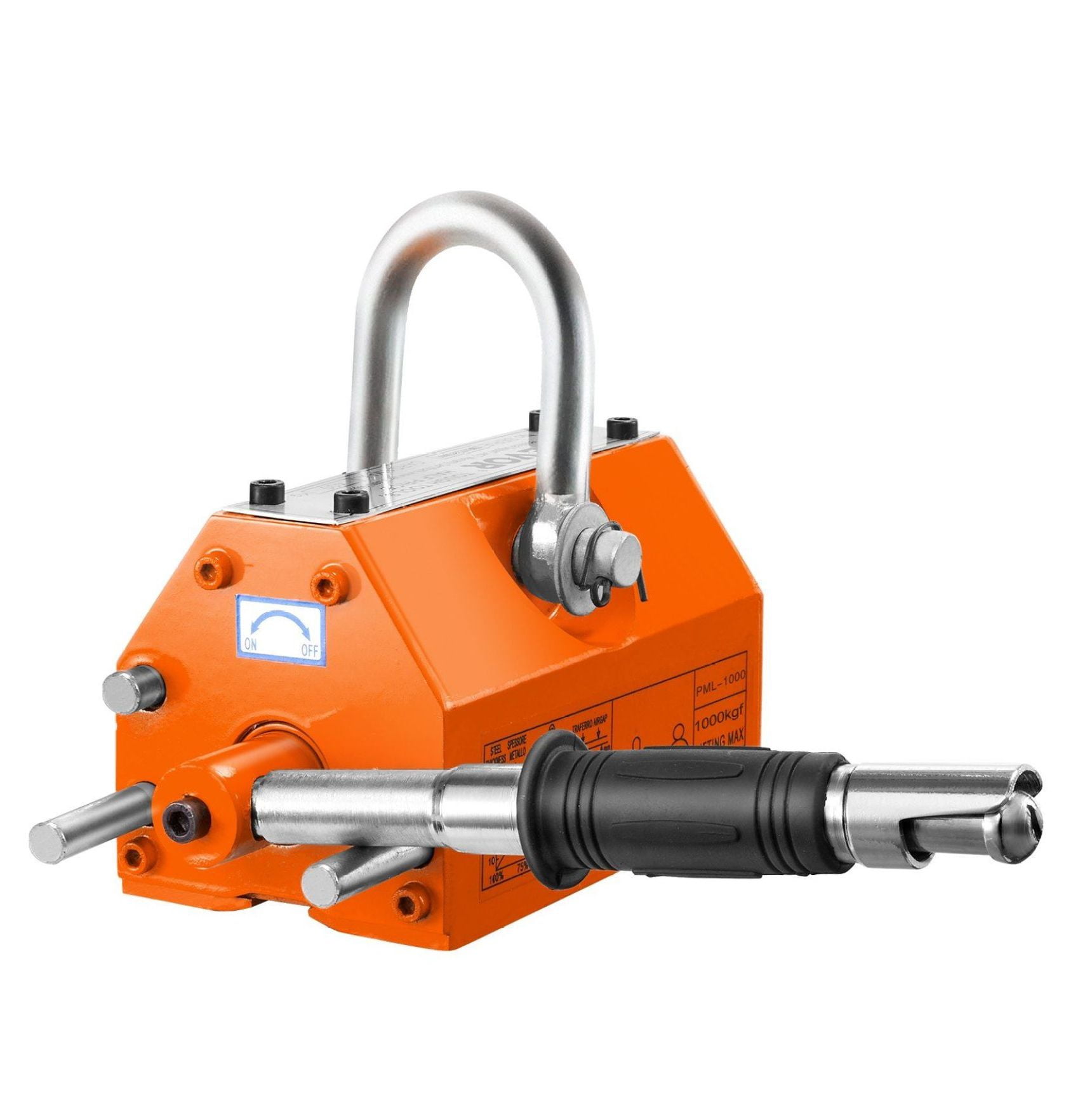 Magnetic Lifter 2200lbs Capacity - Heavy Duty Lifting Magnet for Steel ...
