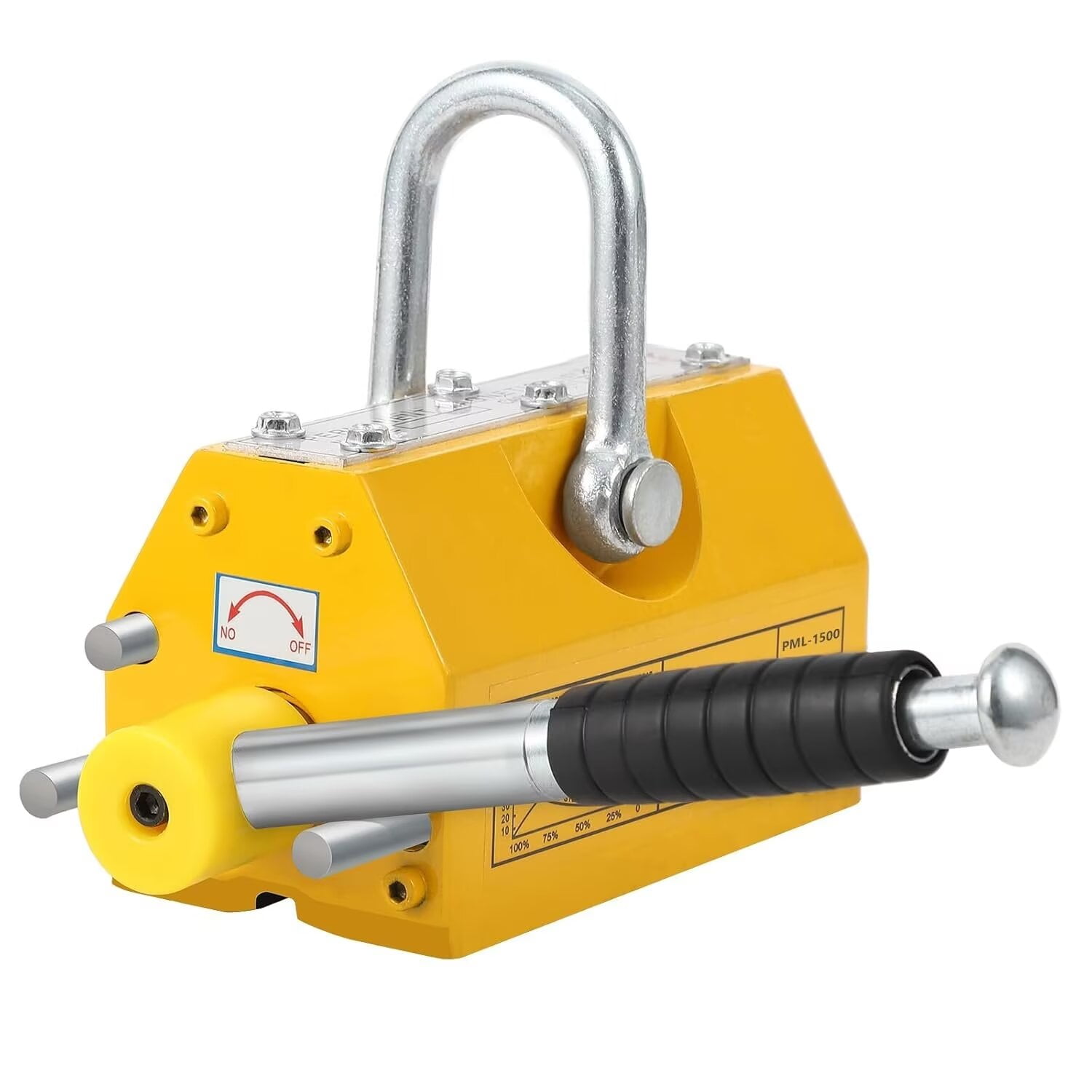 Magnetic Lifter, 3300 Lbs Lifting Capacity, Heavy Duty Lifting Magnet ...