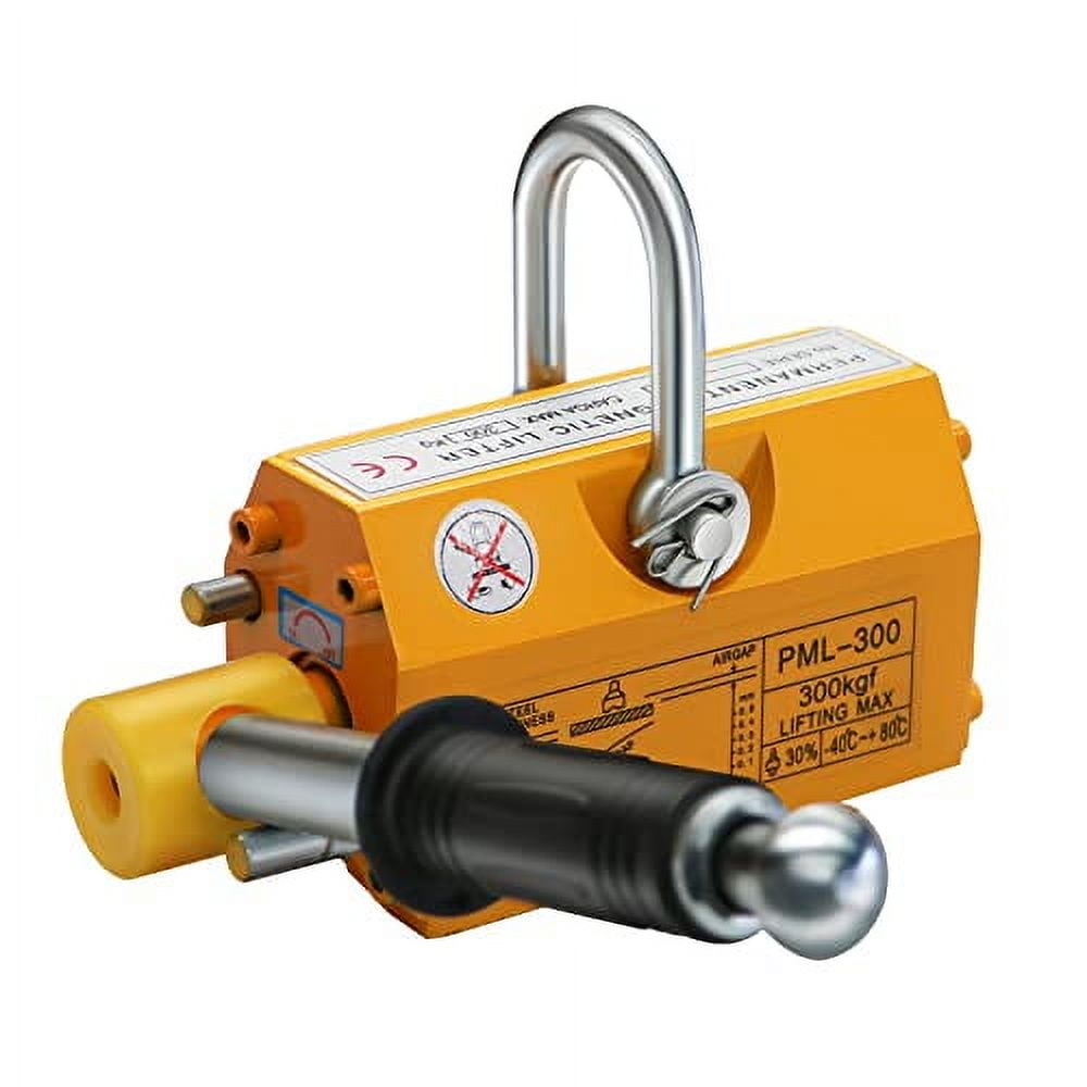 Magnetic Lifter, 660Lbs Permanent Lift Magnets with Release, 300KG ...
