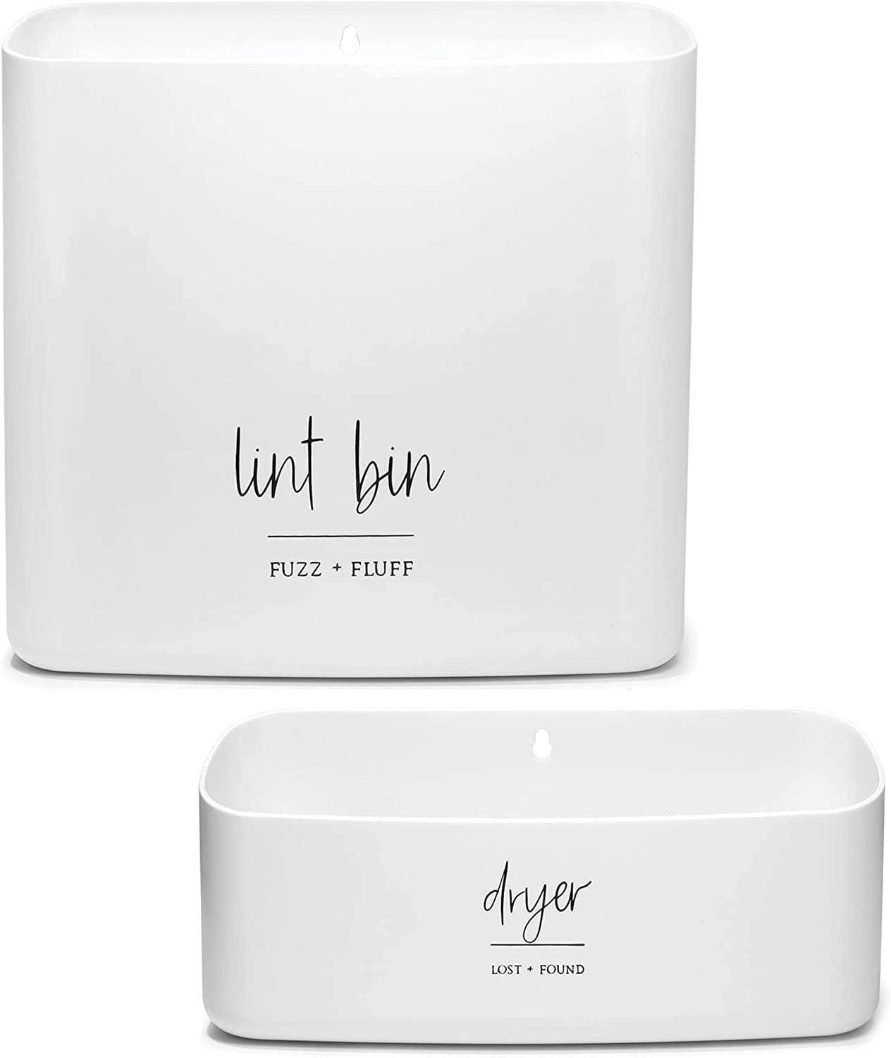 Magnetic Lint Bin for Laundry Room Organization and Storage (2 Piece ...