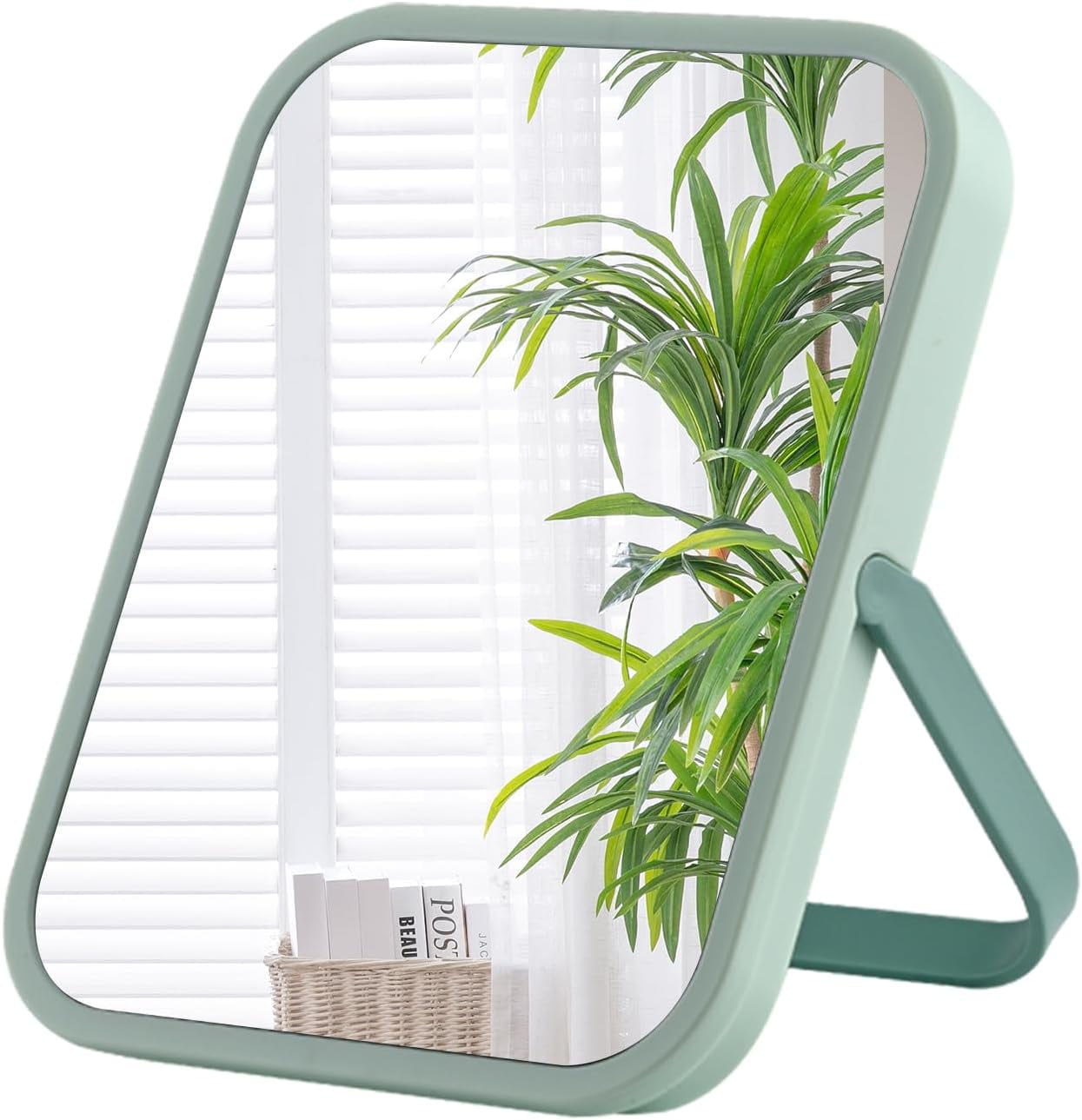 Magnetic Locker Mirror, Tabletop Vanity Makeup Mirror, Portable Folding ...