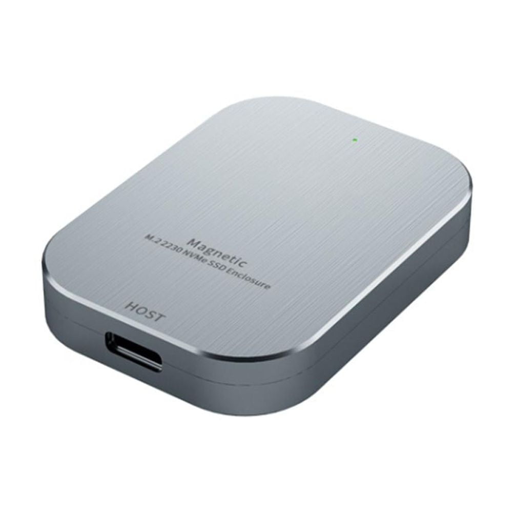 Magnetic M.2 NVMe 2230 External Enclosure USB 3.2 Gen 2 Type-C SSD Disk ...