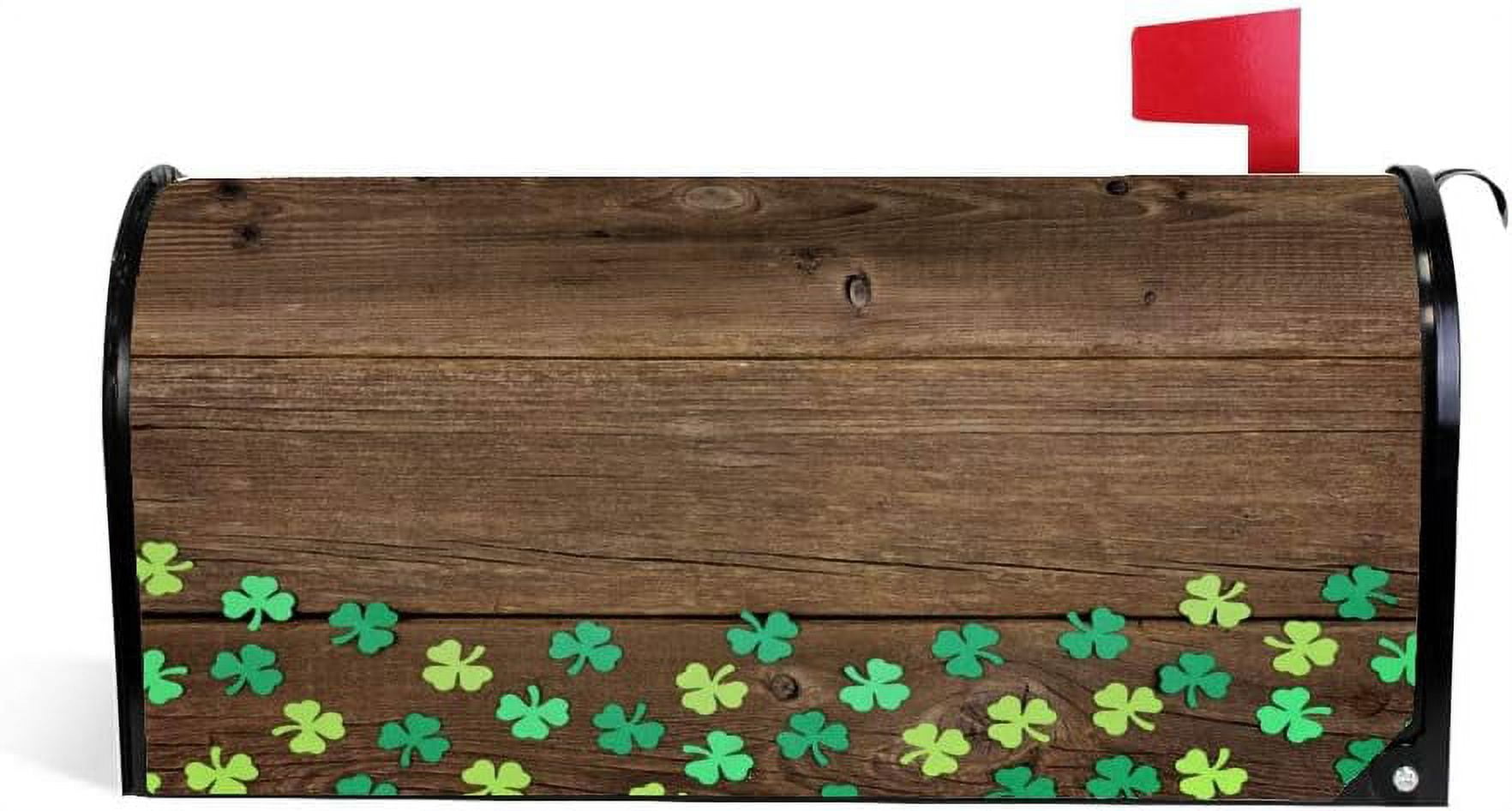 Magnetic Mailbox Cover Clover Shamrock St Patricks Day Decorative ...