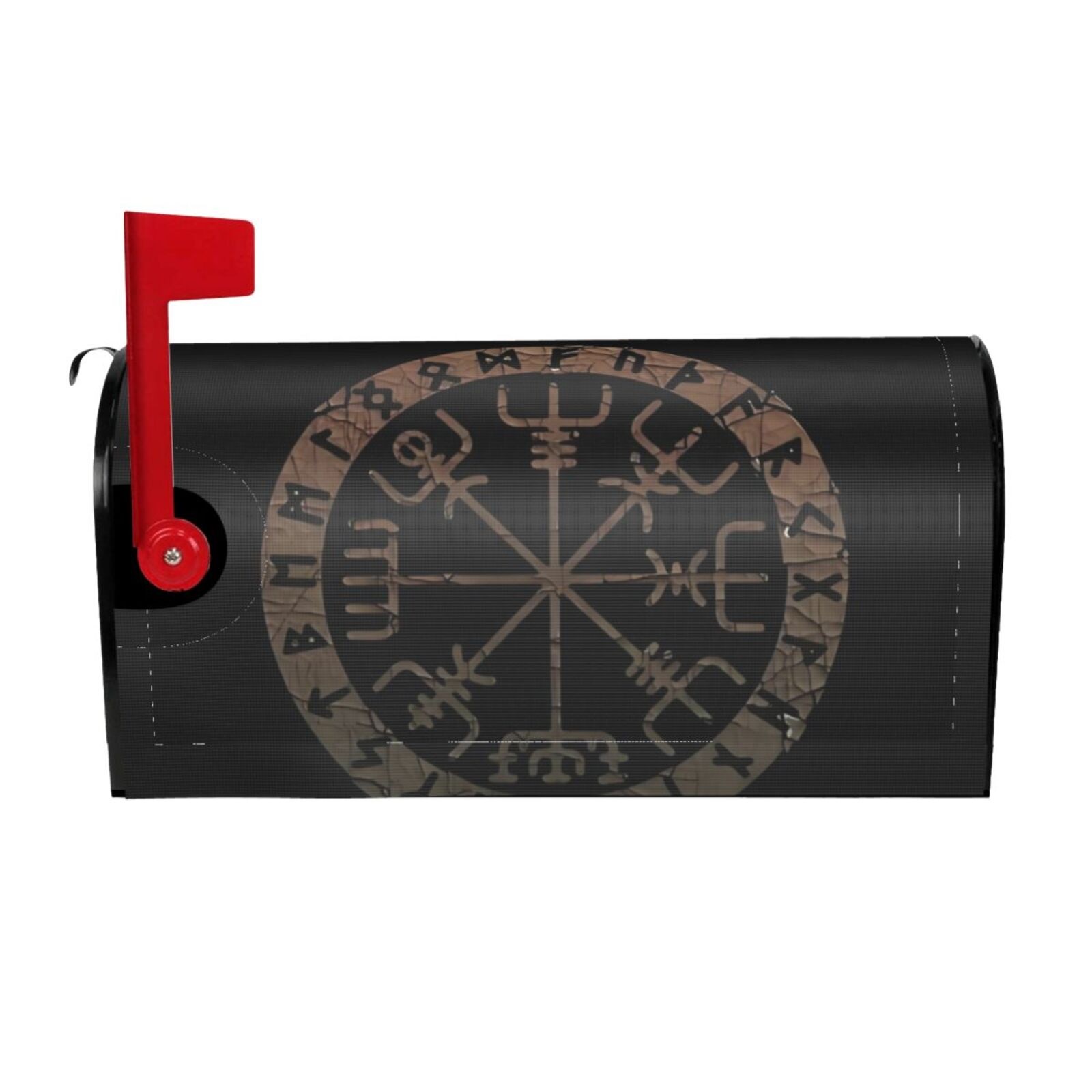 Magnetic Mailbox Cover Waterproof Viking Nordic Compass Garden Yard ...