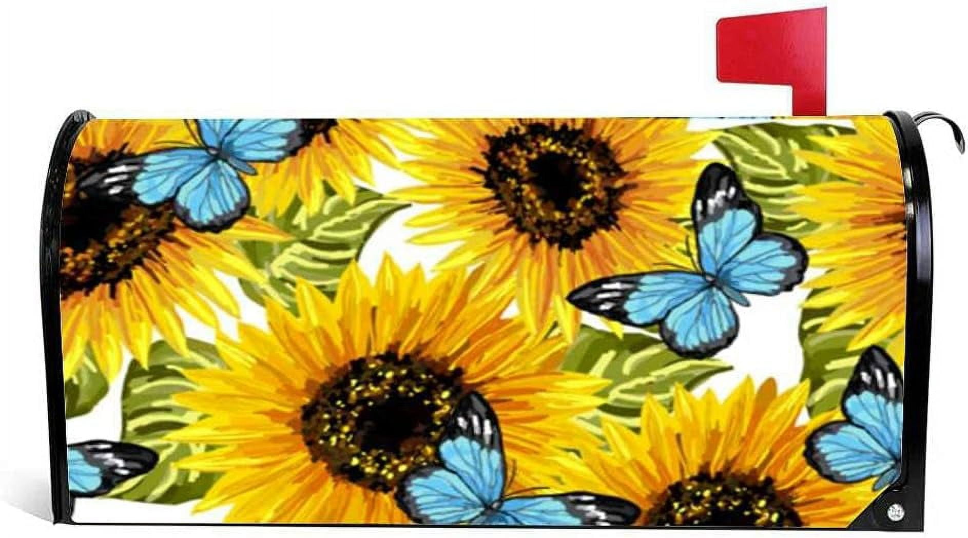 Magnetic Mailbox Covers Mailbox Stickers MailWraps Post Cover ...