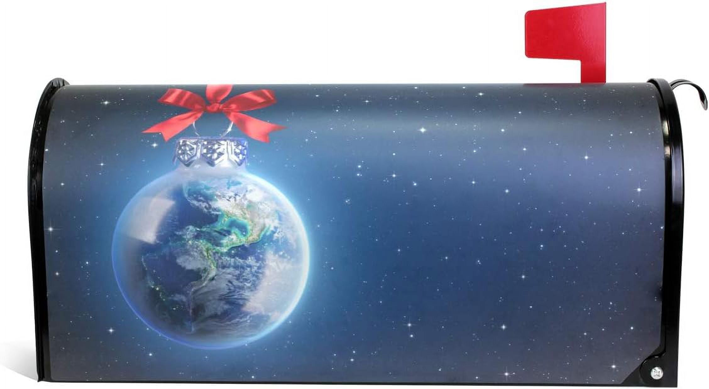 Magnetic Mailbox Covers Peaceful Christmas Beautiful Earth in Universe ...